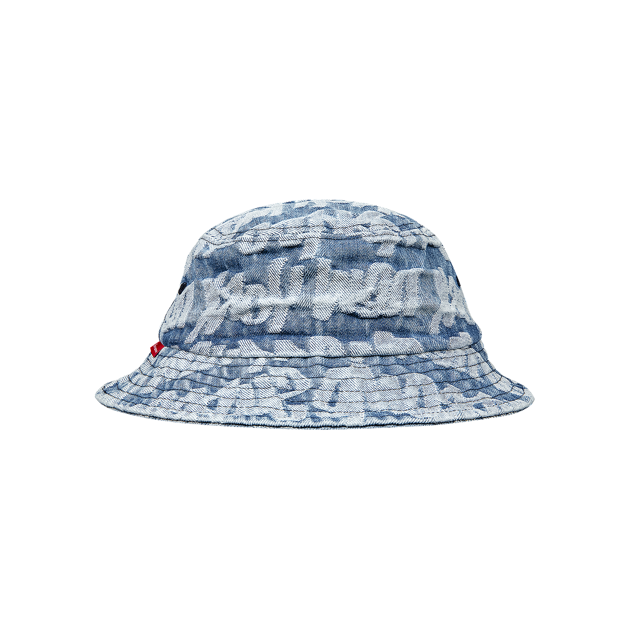 帽子 Fat Tip Jacquard Denim Crusher Hat Supreme Fat Tip Jacquard Denim Crusher - Blue | Editorialist