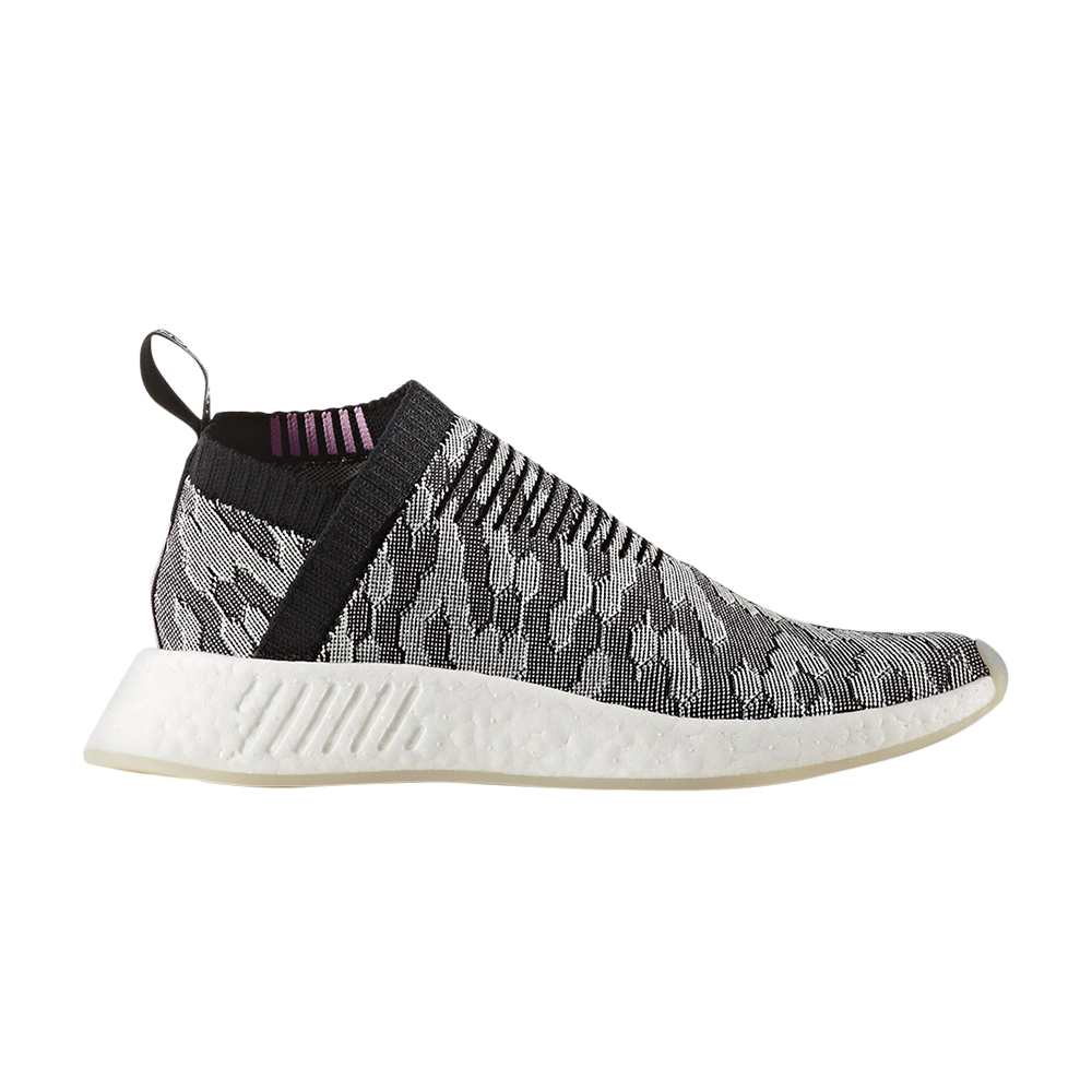 Adidas Nmd_cs2 Primeknit 'Glitch' Sneakers - Black | Editorialist