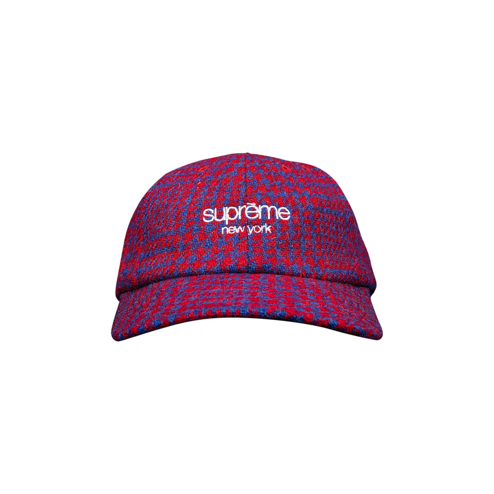 Supreme Harris Tweed Classic Logo 6-Panel Cap - Multicolor
