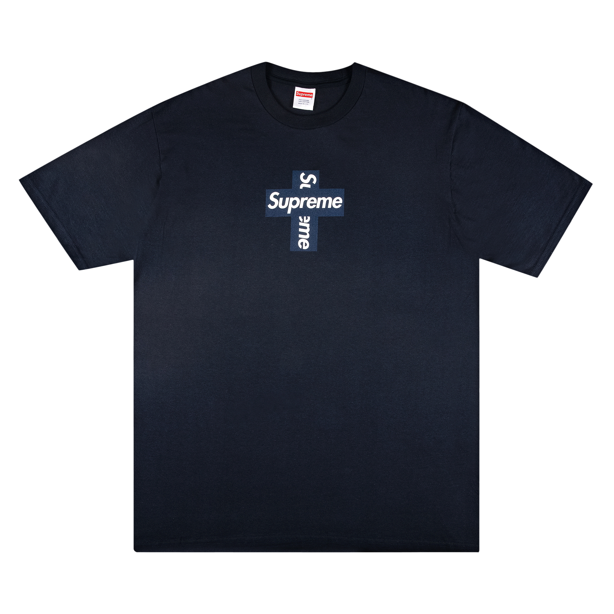 Shirt Navy Bandana Box Logo Shirt Bandana Box Logo Navy Supreme