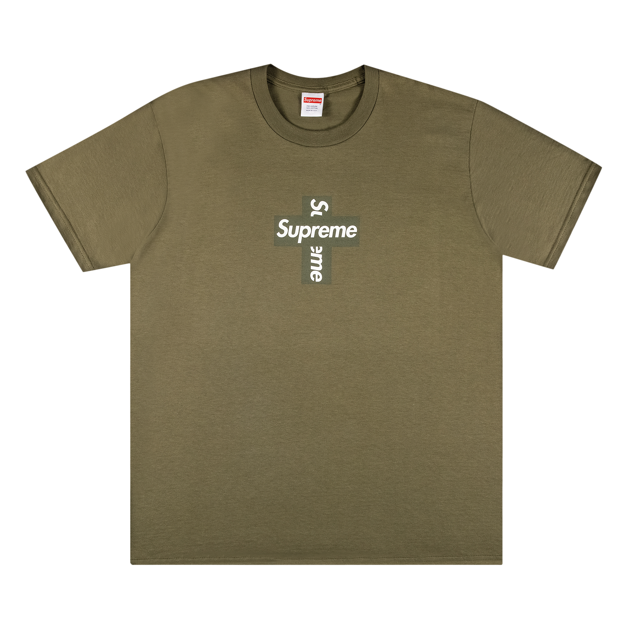 Supreme Small Box Long-Sleeve Tee 'Light Olive - Green | Editorialist