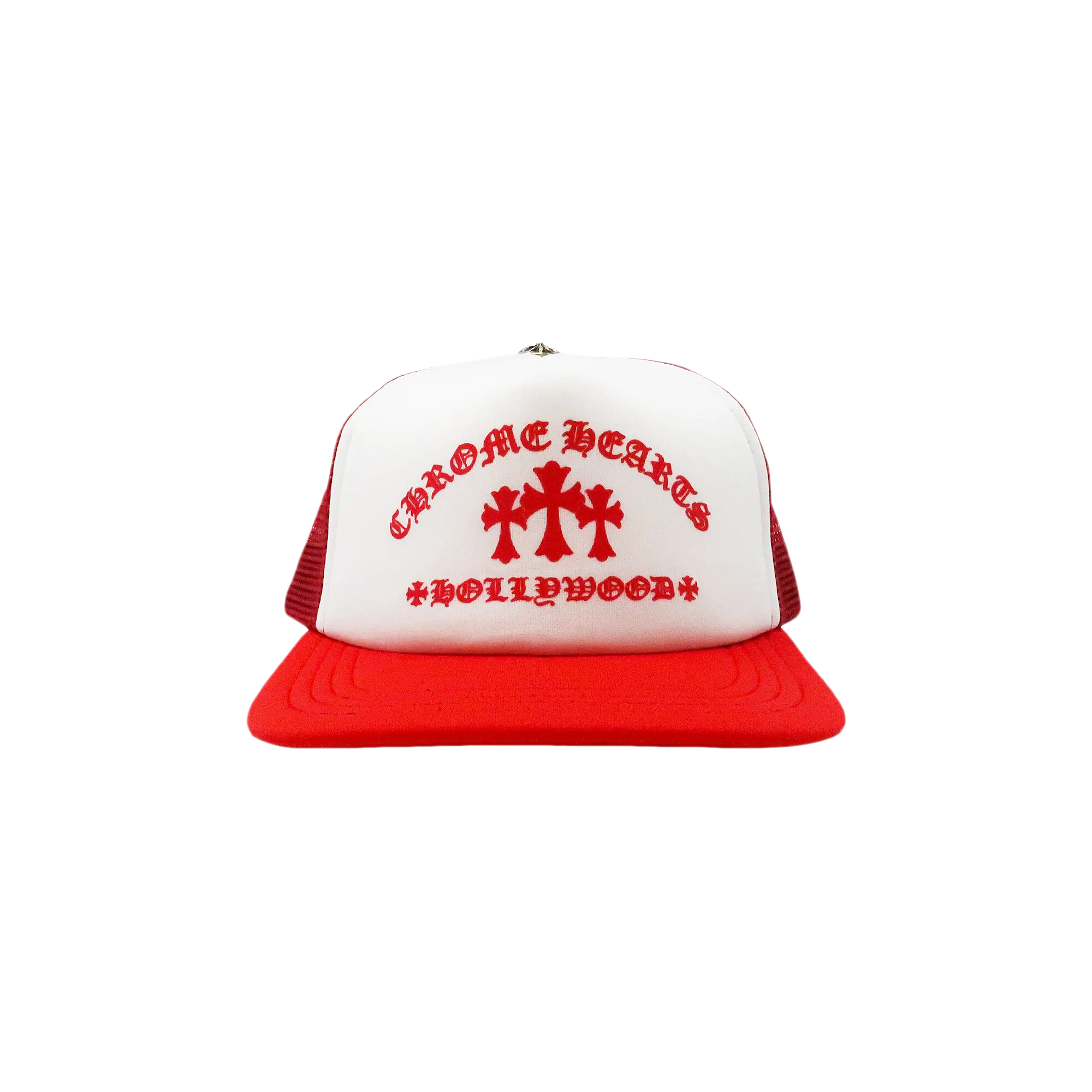 Chrome Hearts King Taco Trucker Cap - Red | Editorialist
