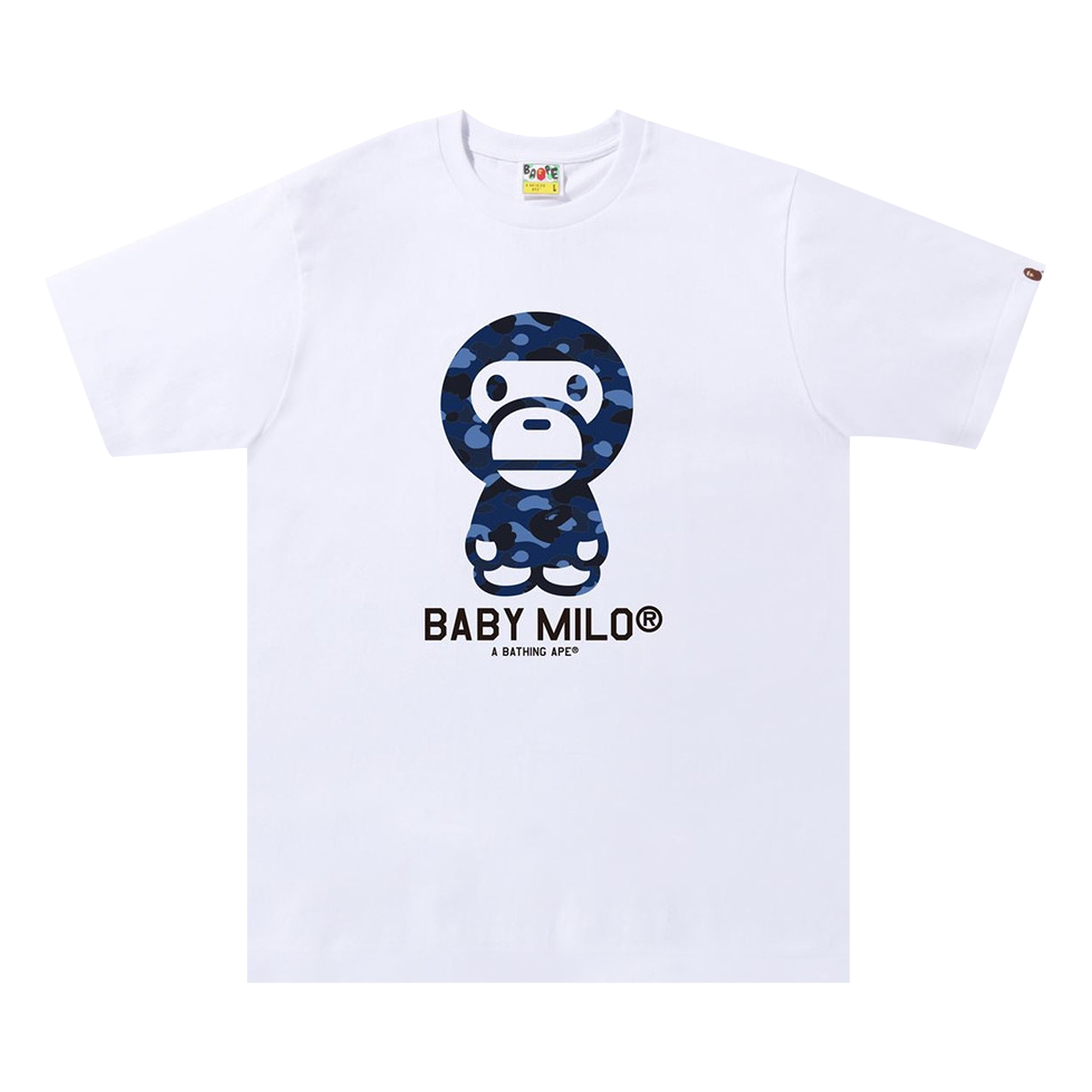 A Bathing Ape Color Camo Baby Milo Tee - White | Editorialist