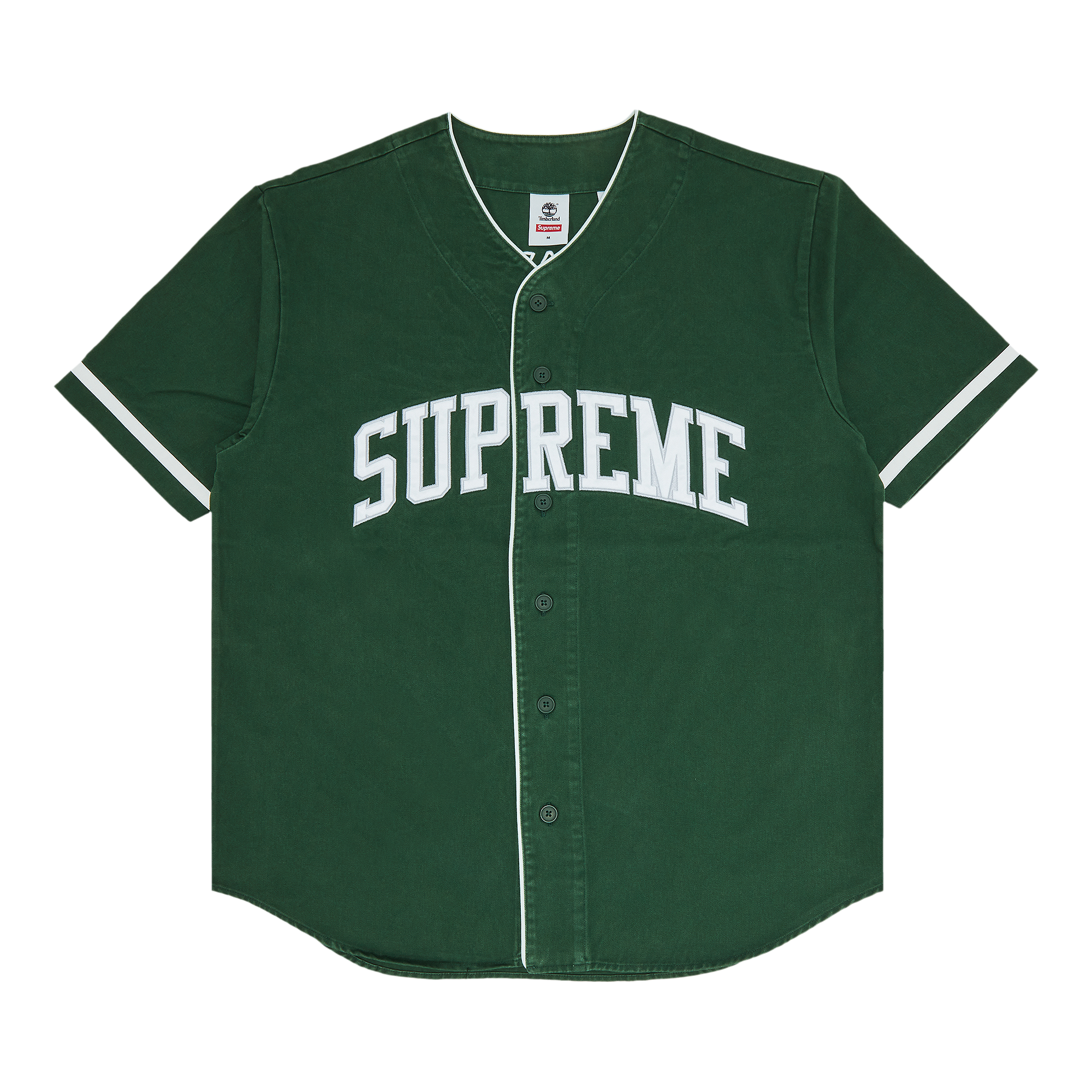 Supreme X Timberland Baseball Jersey - Green | Editorialist