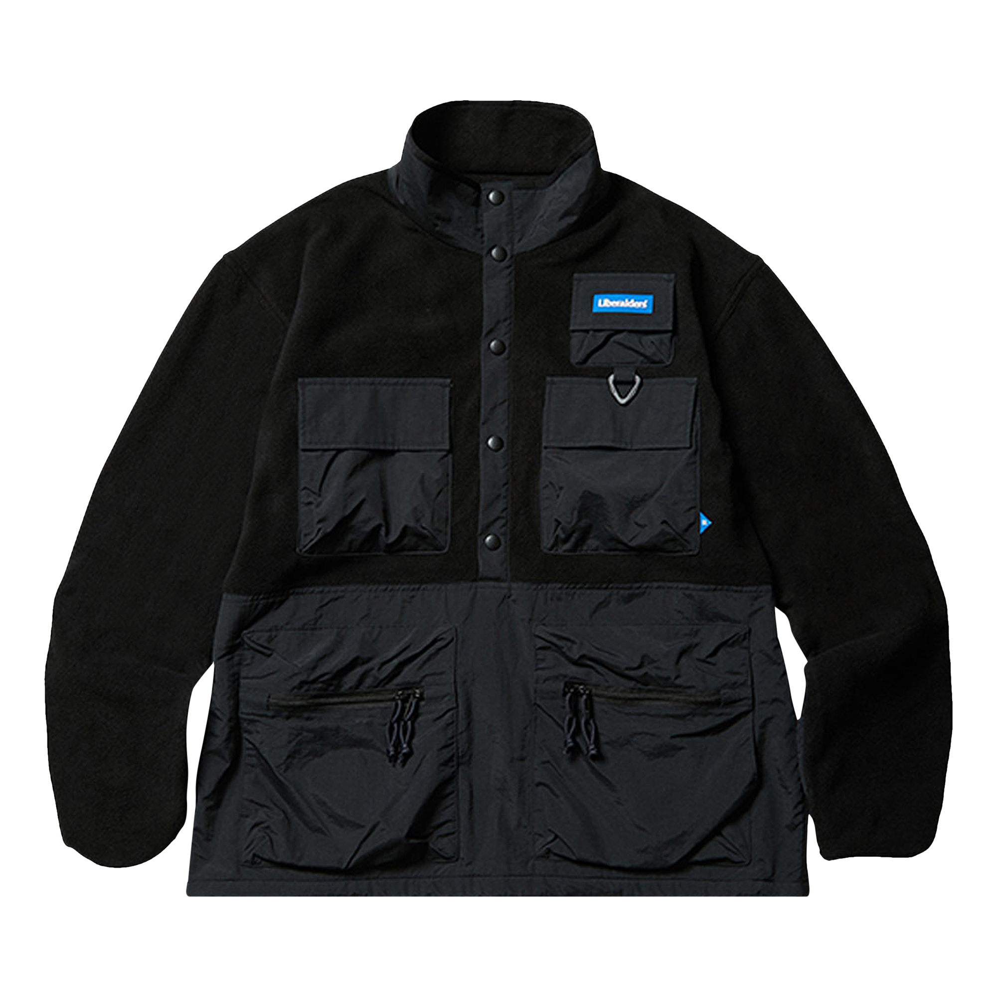 Liberaiders Fleece Utility Anorak - Black | Editorialist Liberaiders Fleece Utility Anorak - Black | Editorialist
