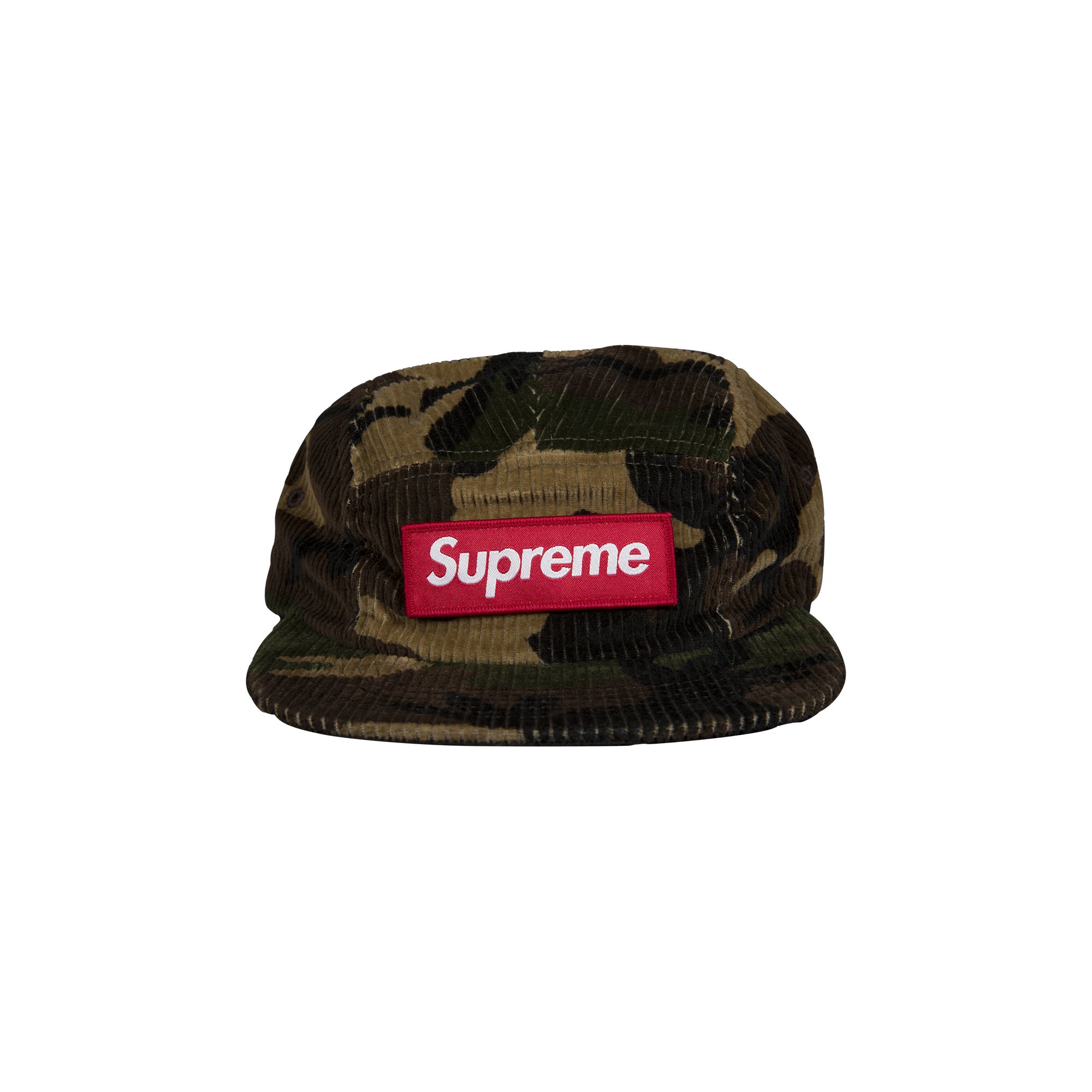 Supreme Leopard Corduroy Camp Cap - Tan | Editorialist