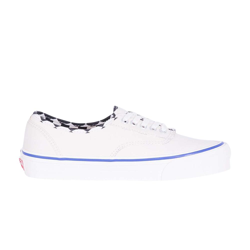 Vans Og Authentic Lx Inside Out Checkerboard Sneakers - White