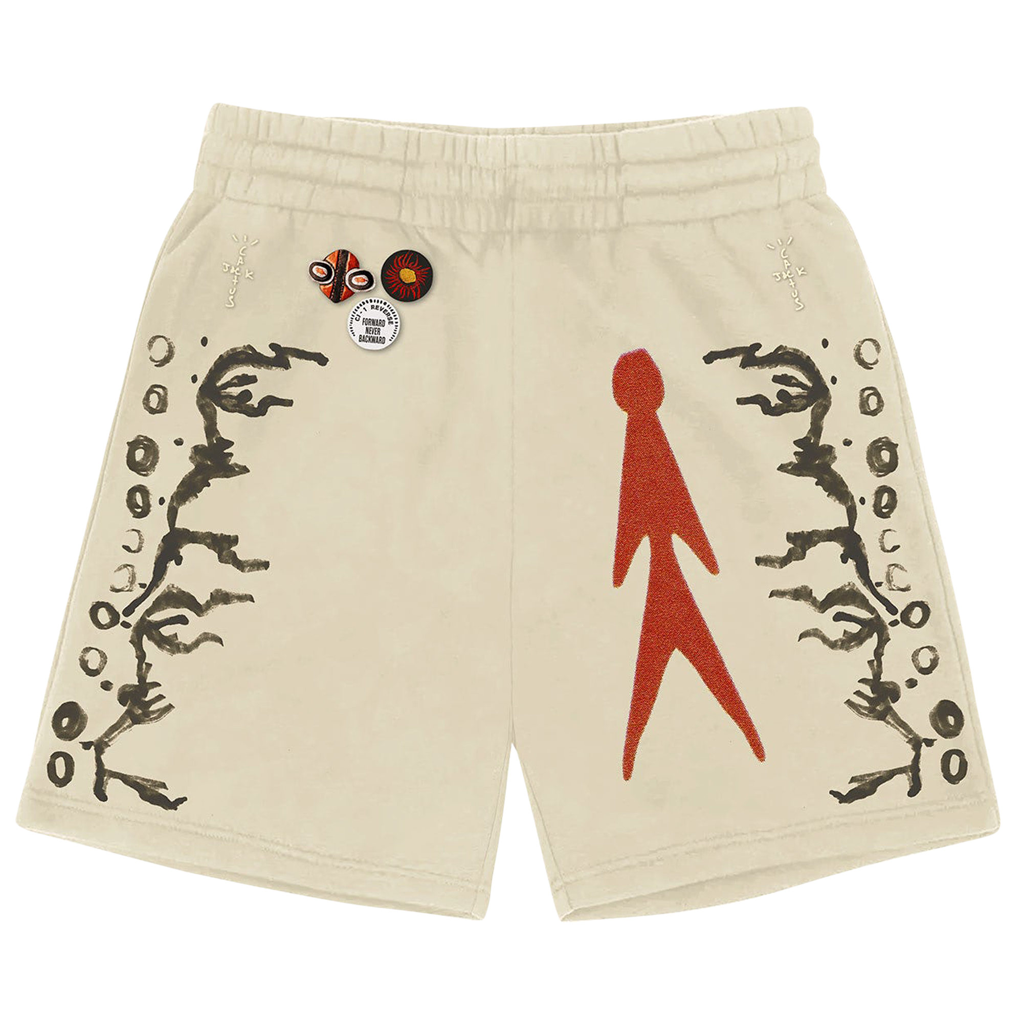 Travis Scott Path Shorts - Gold | Editorialist