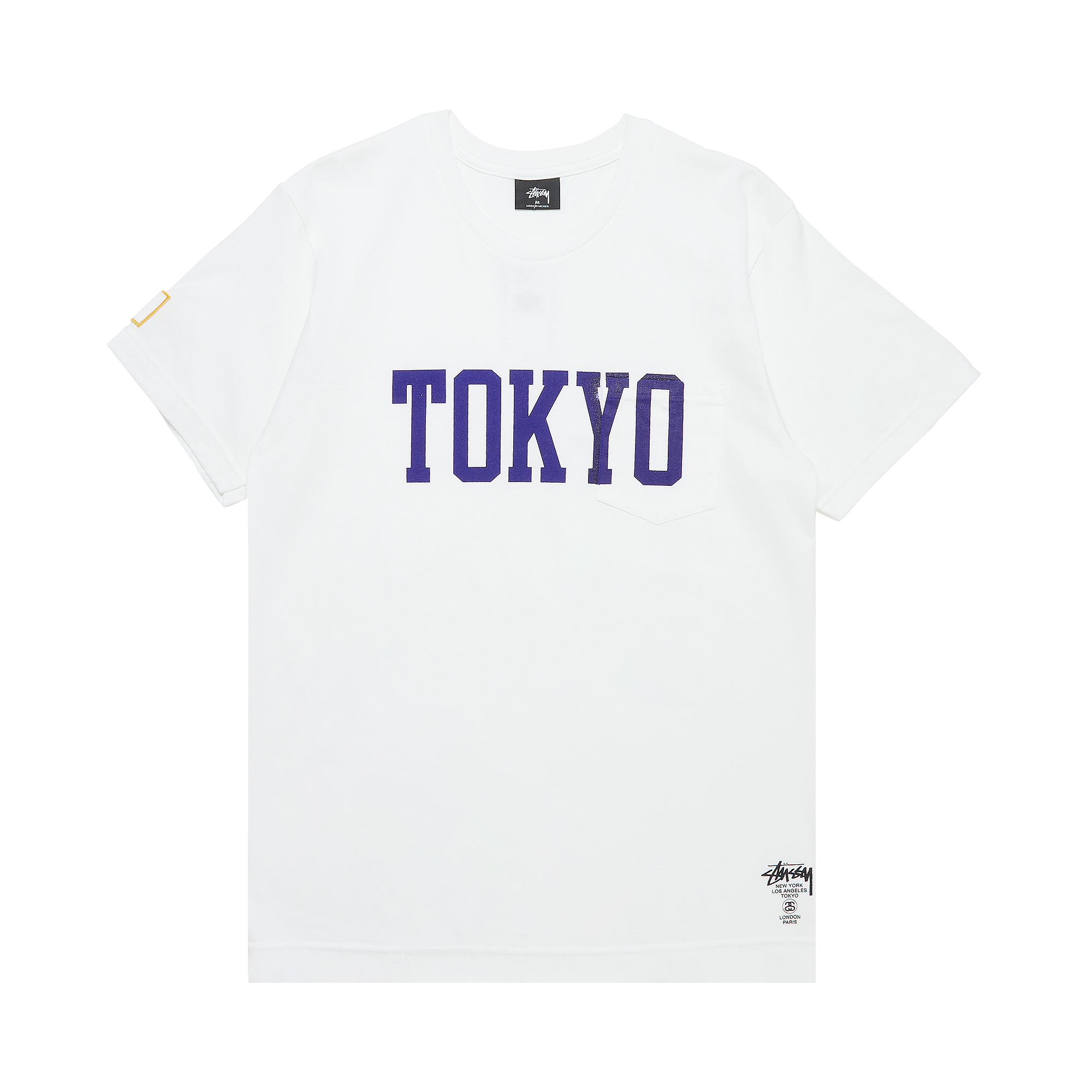 StüSsy Tokyo Ist Pocket Tee - White | Editorialist