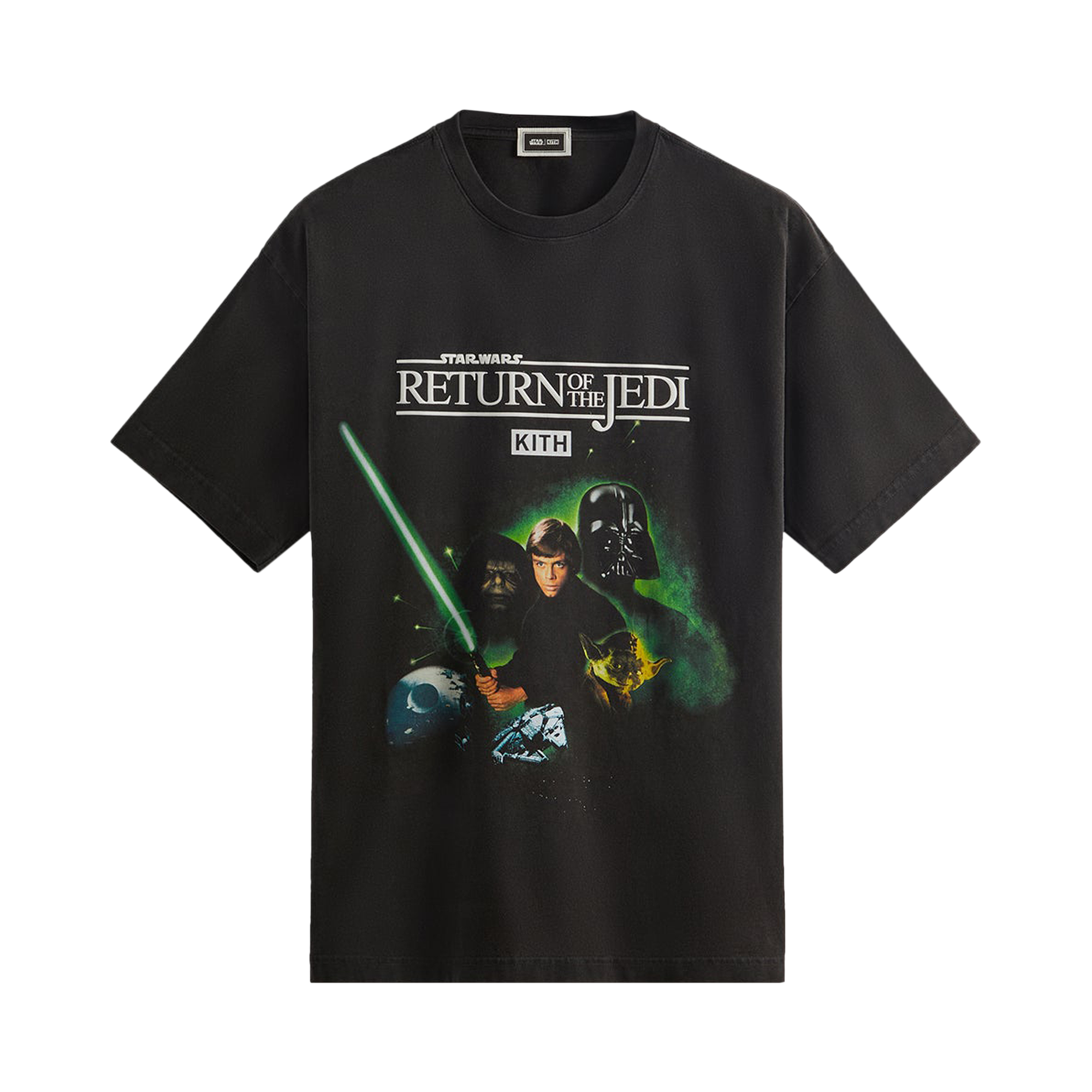 Kith Star Wars Japanese Poster Vintage Tee - Black | Editorialist