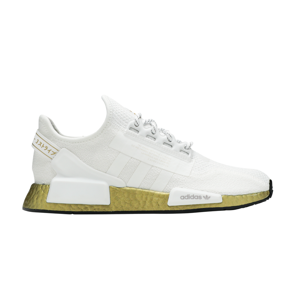 adidas gazelle silver green womens Adidas Men's NMD_R1 V2 White Shoes (Size 41.5)