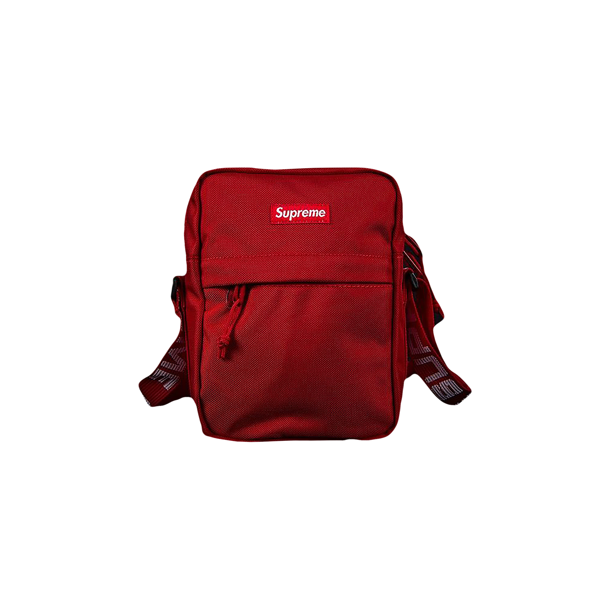 Supreme Leather Shoulder Bag - Red | Editorialist