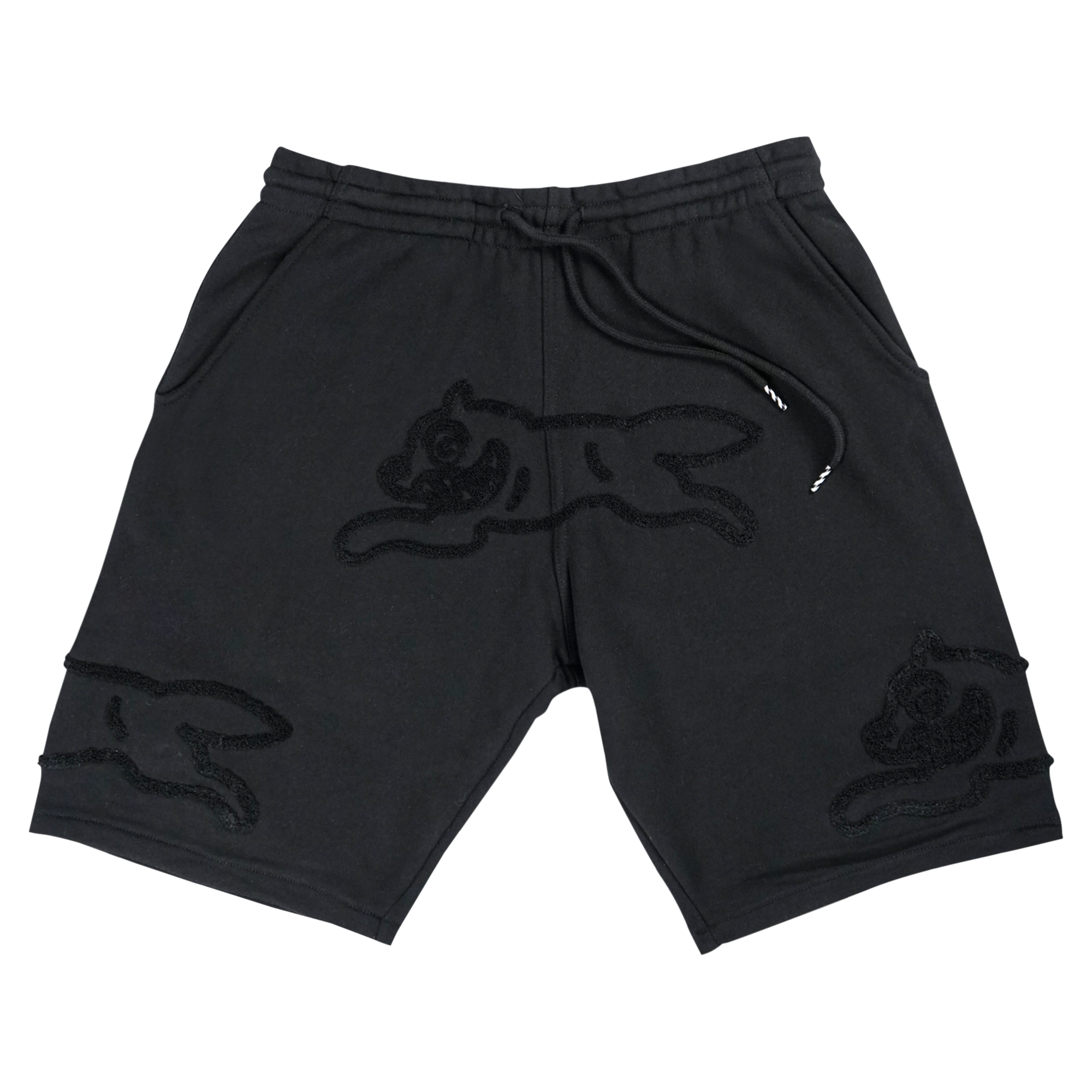 StüSsy Tonal Applique Fleece Short - Lime | Editorialist
