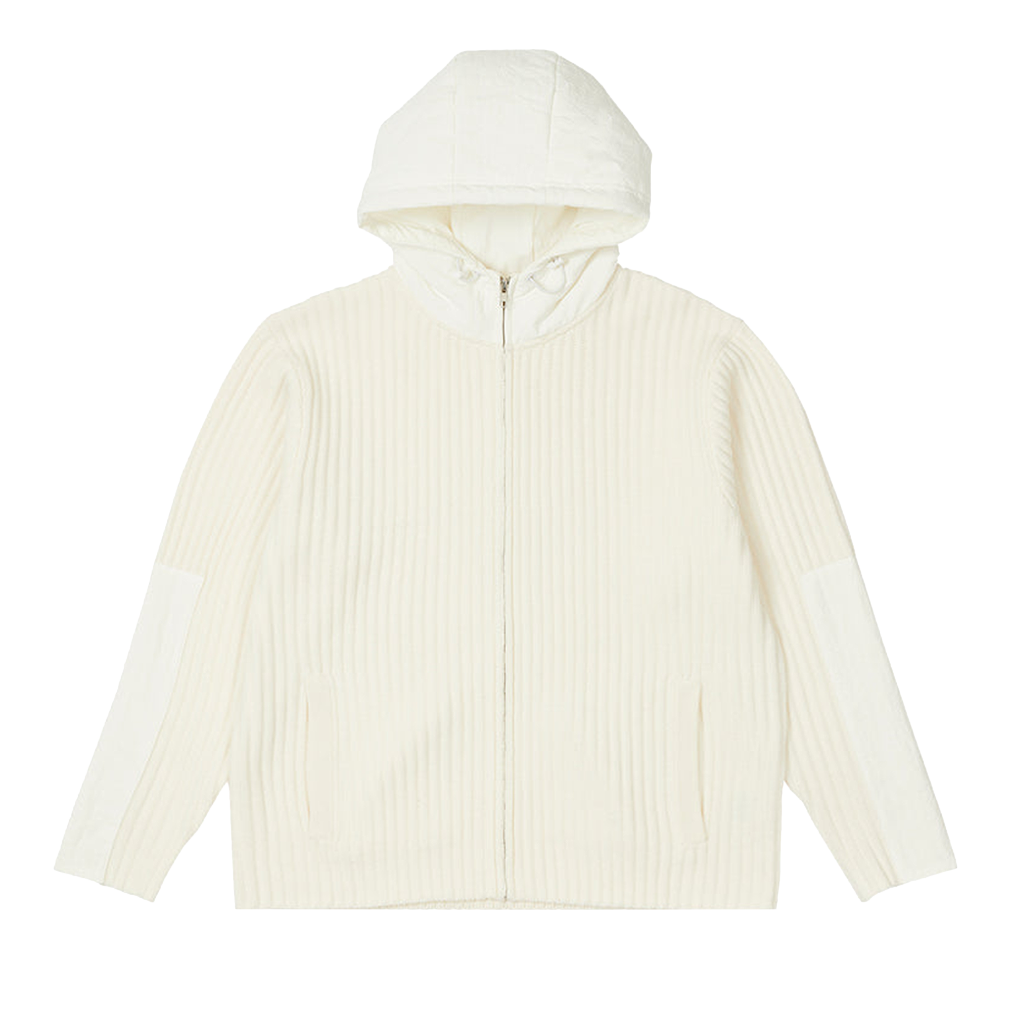 Palace Zip Knit In White | Editorialist