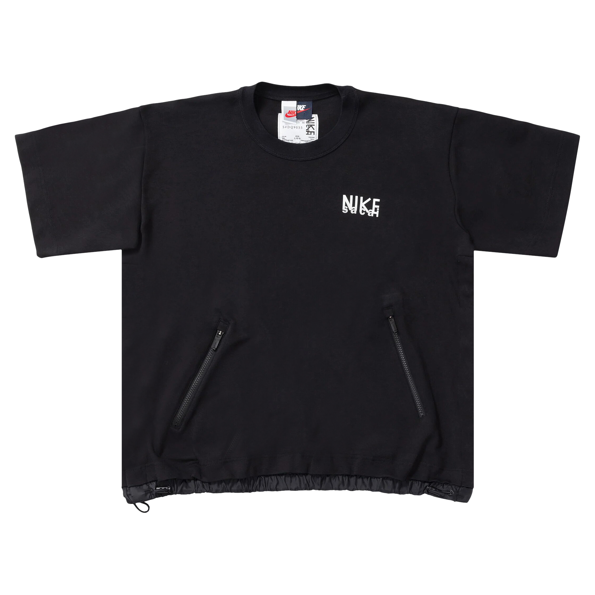Nike X Sacai Short-Sleeve Top - Black | Editorialist