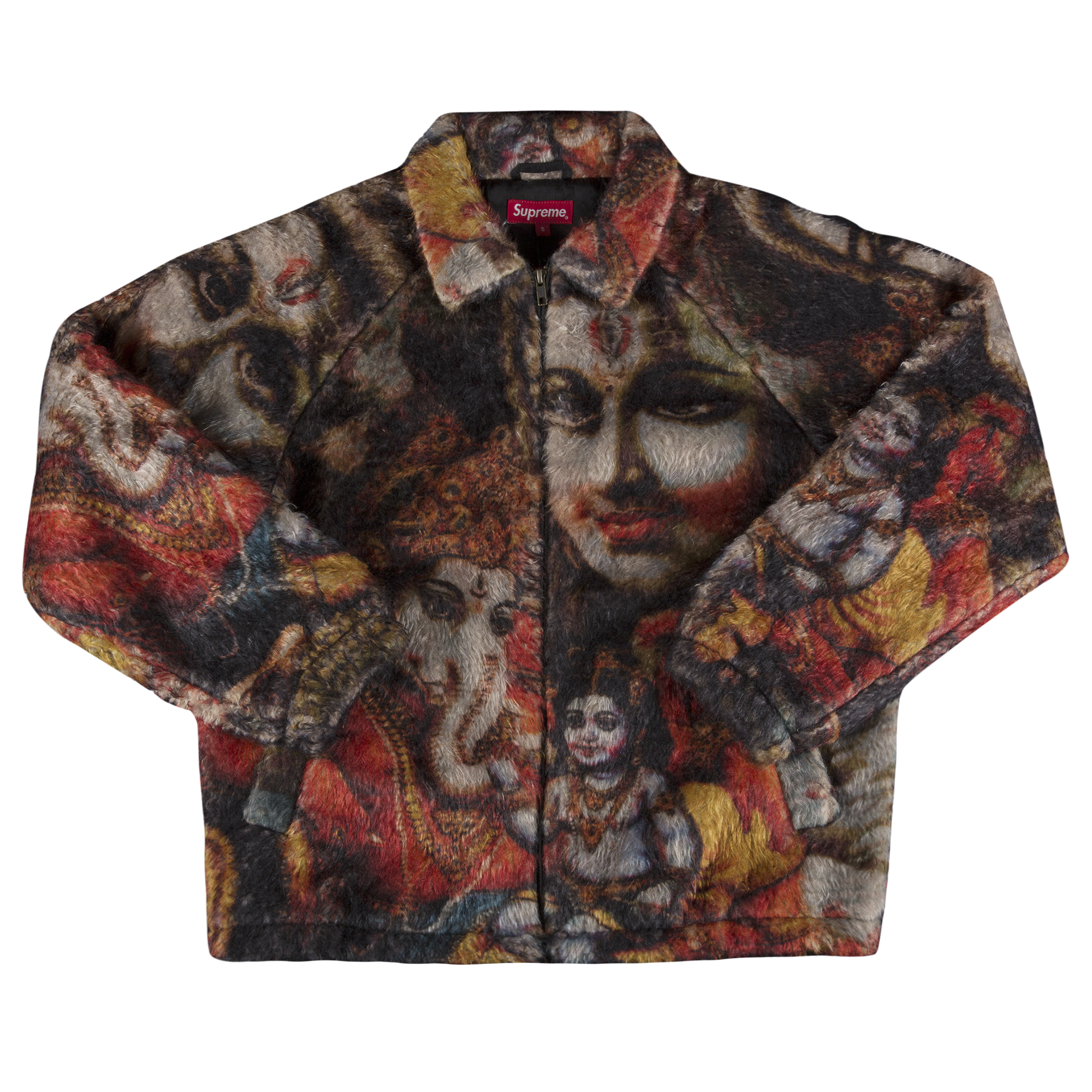 Supreme Ganesha Faux Fur Jacket - Black | Editorialist