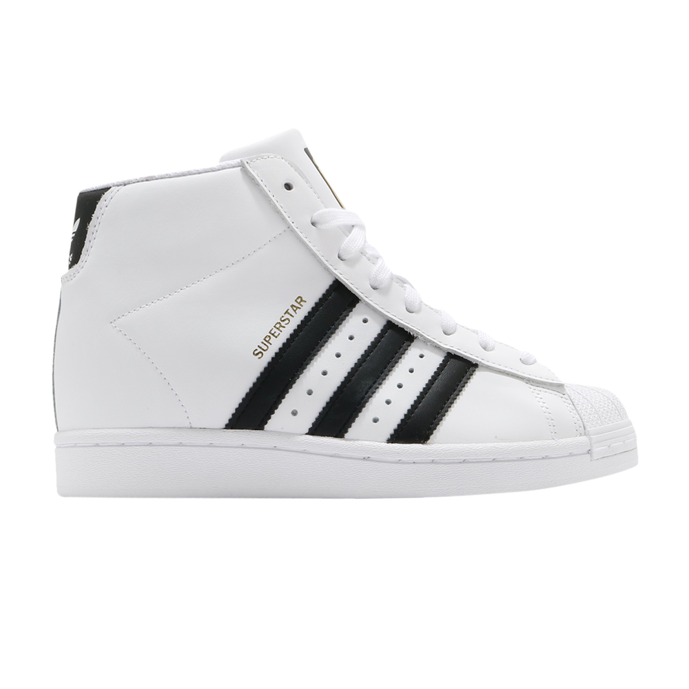 Adidas Superstar Up High-Top Sneakers - White | Editorialist