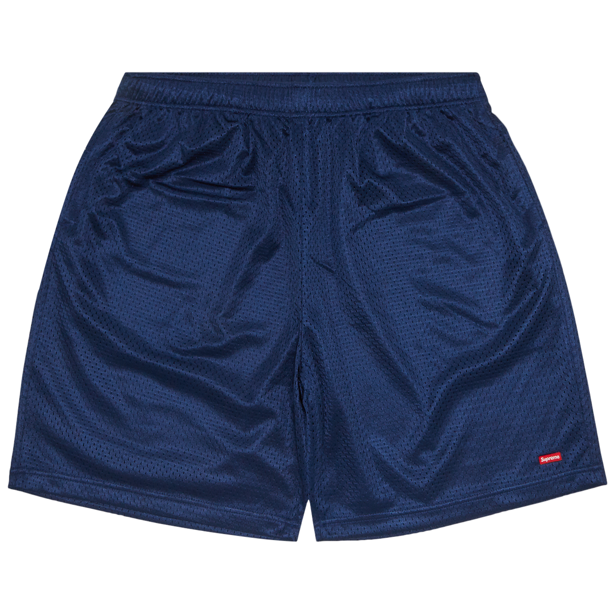 Supreme Small Box Baggy Mesh Short - Blue | Editorialist