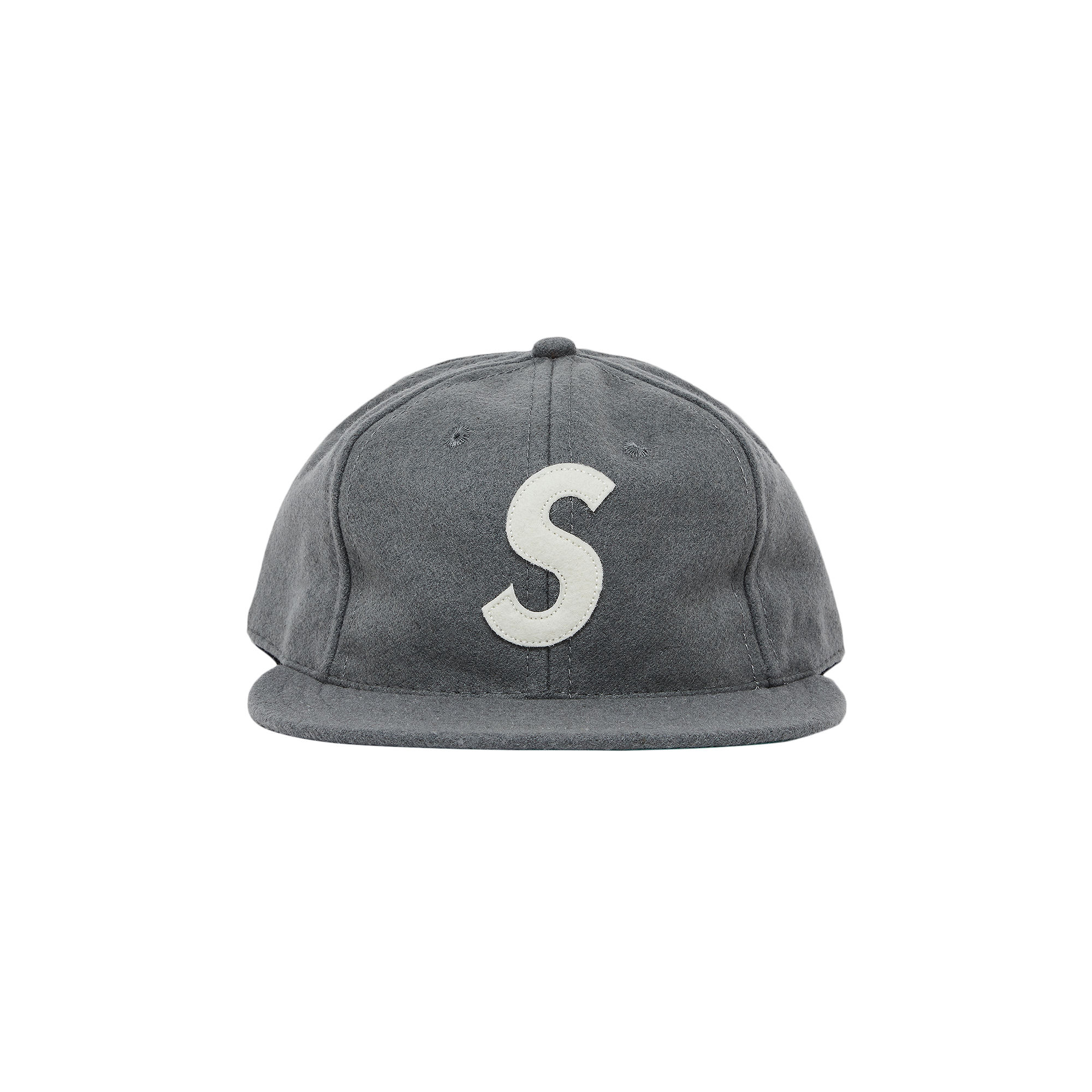 Supreme X Ebbets S Logo 6-Panel Cap - Grey | Editorialist