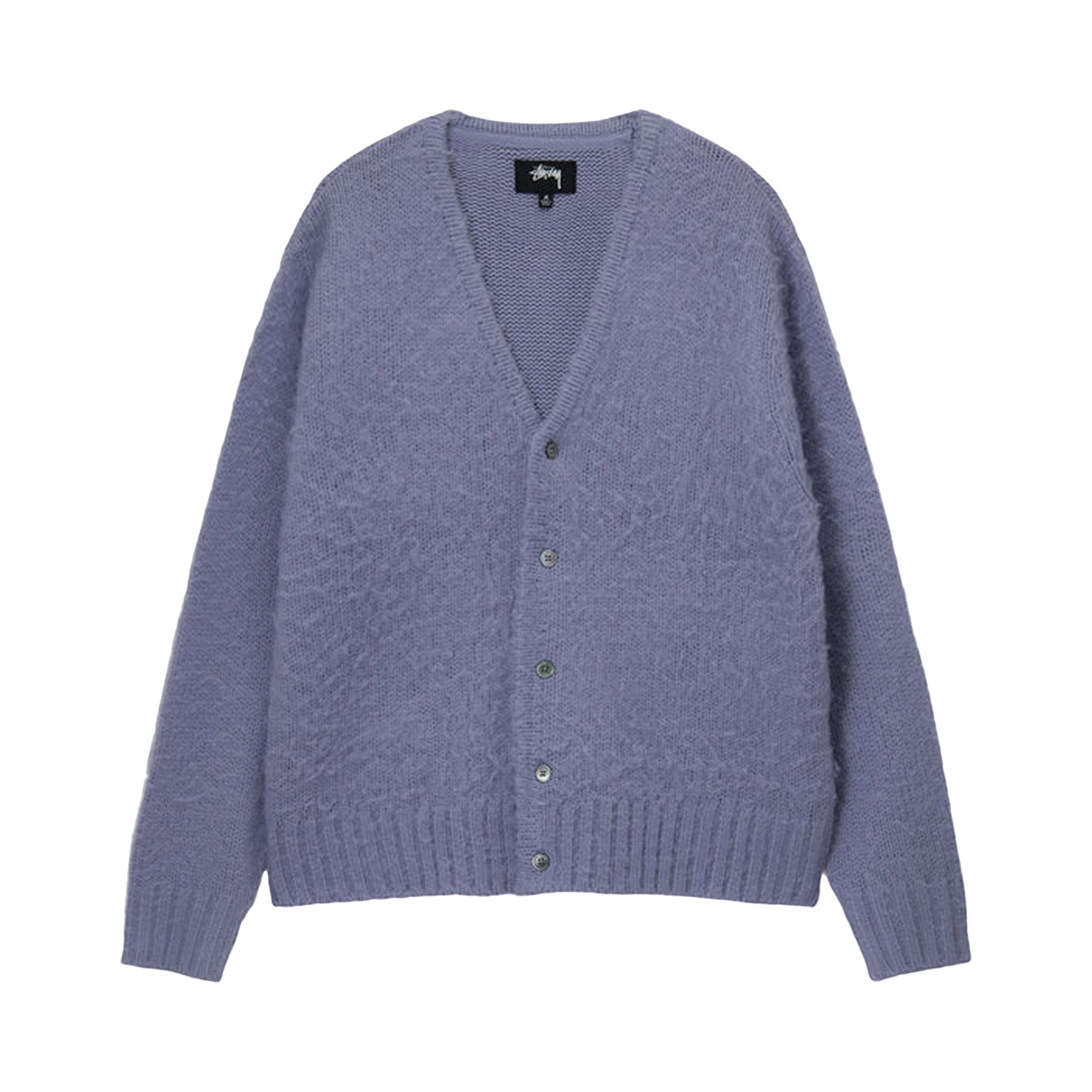 Denim Tears X Stussy Playing Card Suits Cardigan - Black