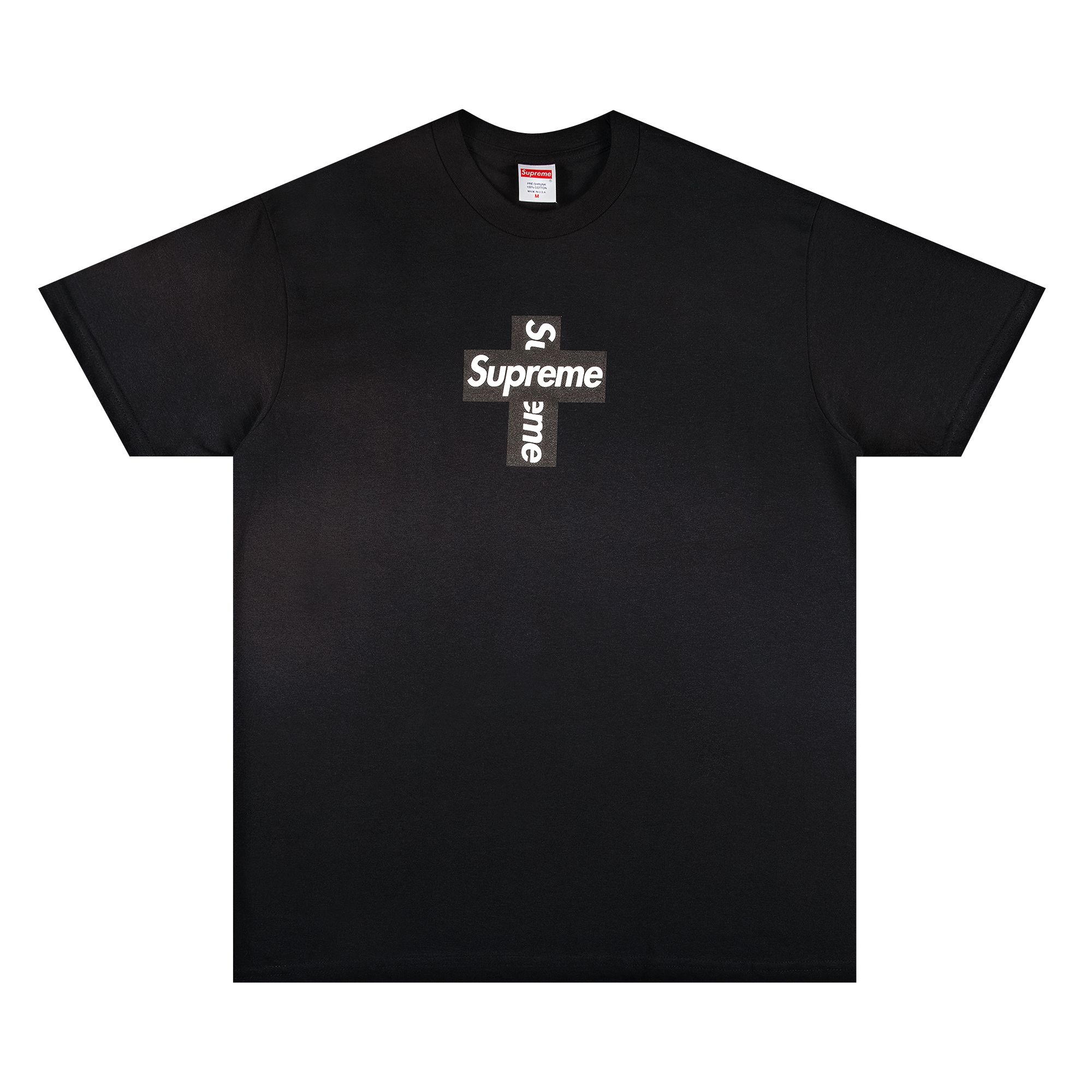 Supreme Cross Box Logo Tee - Black | Editorialist