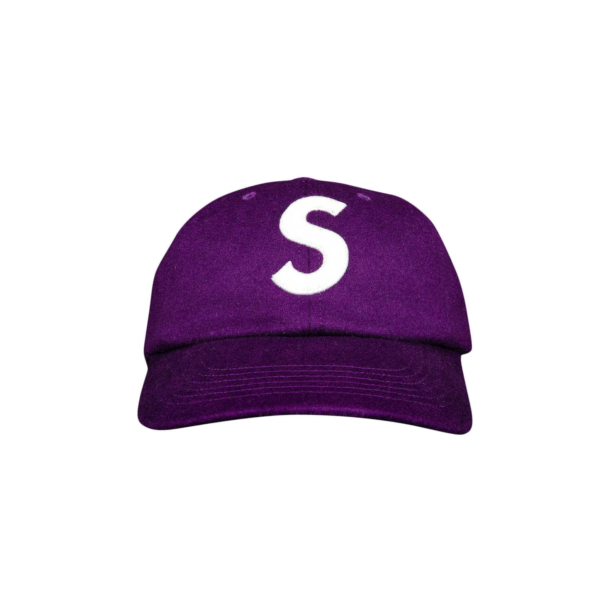 Supreme Wool S Logo 6-Panel Cap - Purple | Editorialist