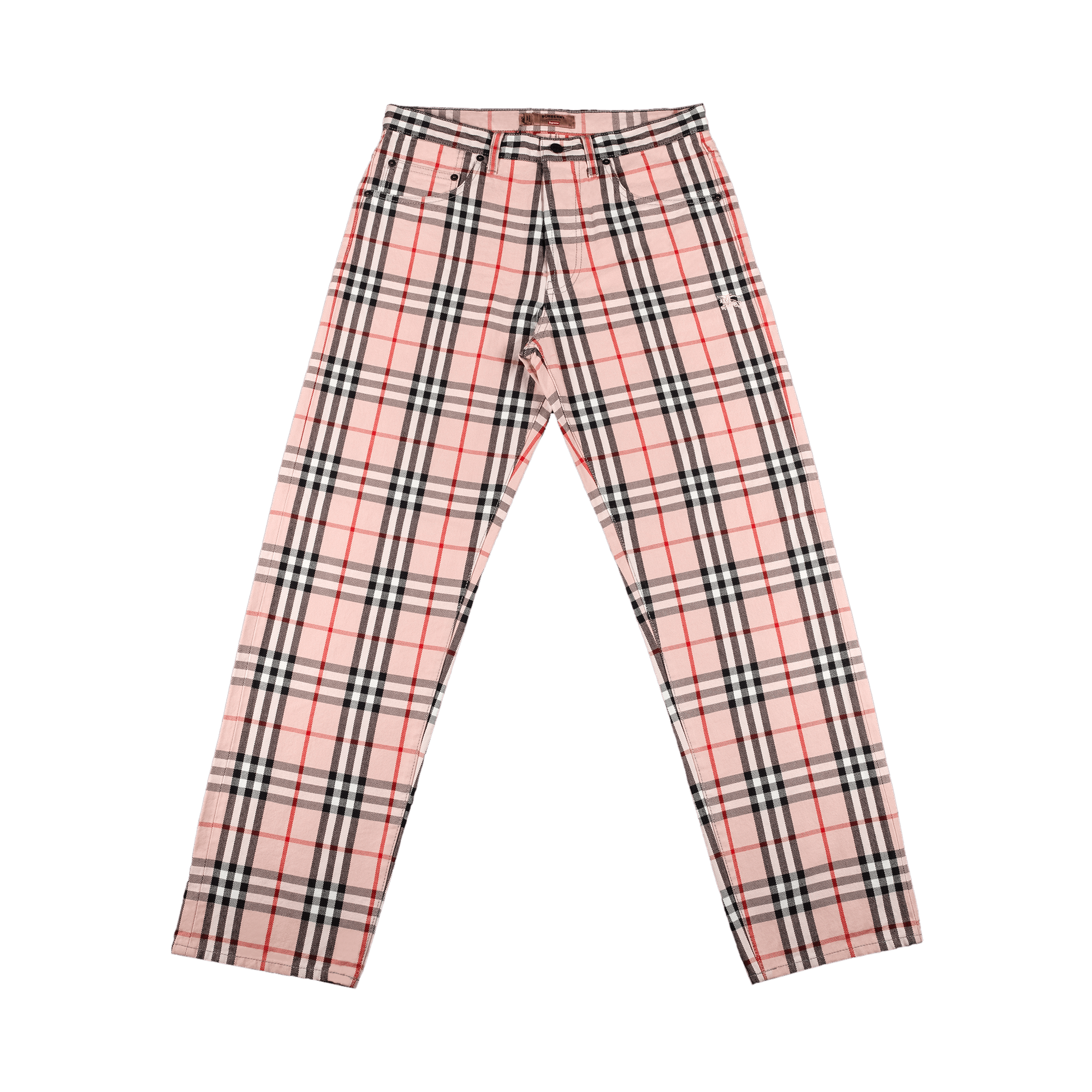 Supreme X Burberry Regular Jean - Pink | Editorialist