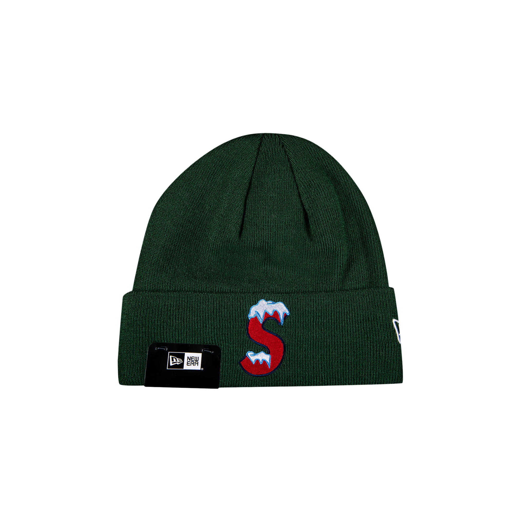 Supreme X New Era S Logo Beanie - Green | Editorialist
