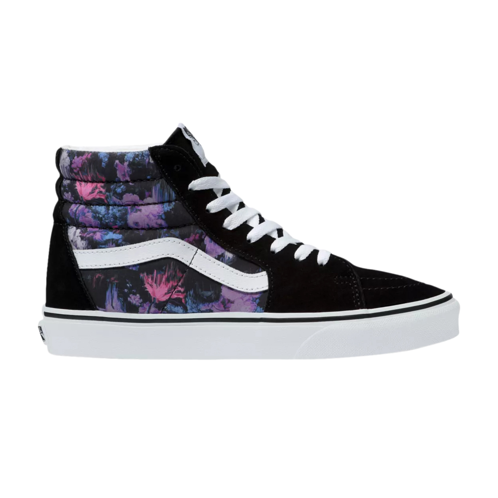 Vans Sk8-Hi Warped Floral Sneakers Purple Editorialist