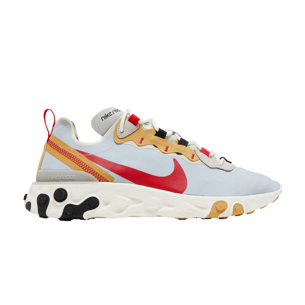 nike react element 55 grey orange