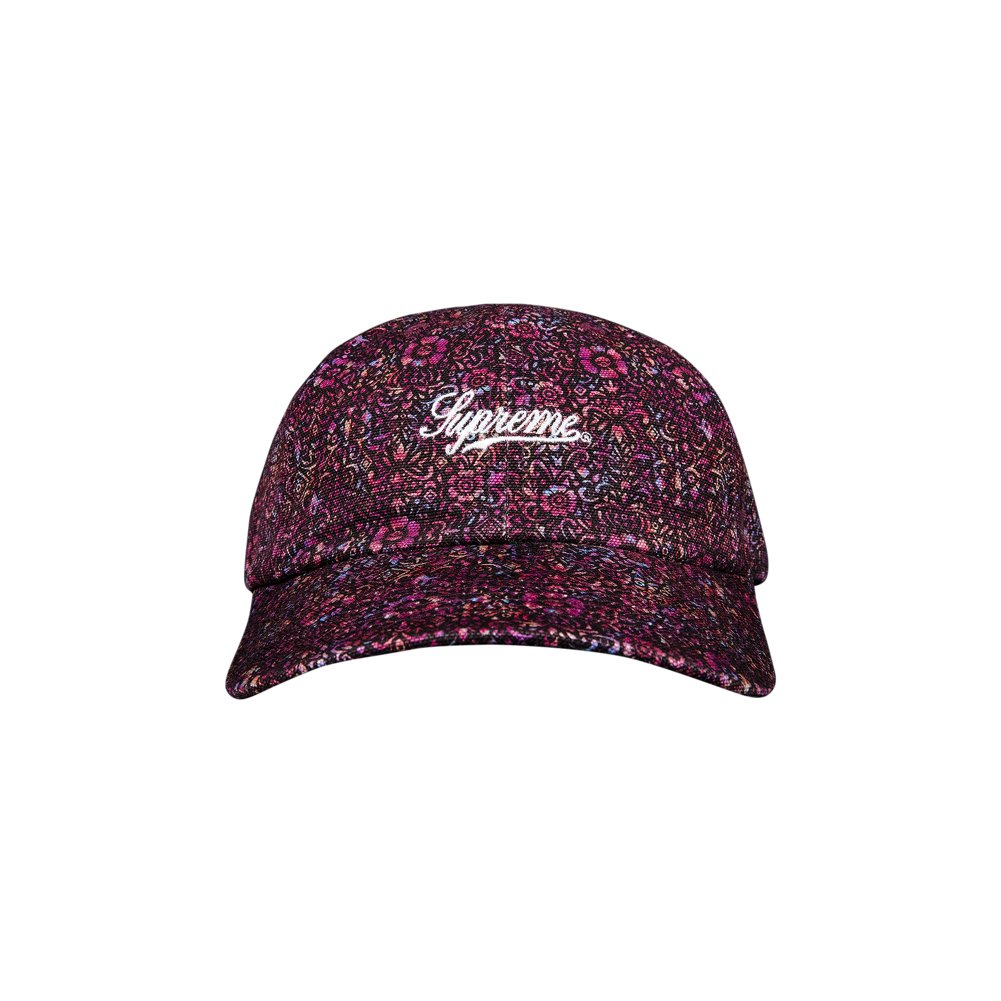 Supreme Liberty Floral 6-Panel Cap - Navy Blue | Editorialist