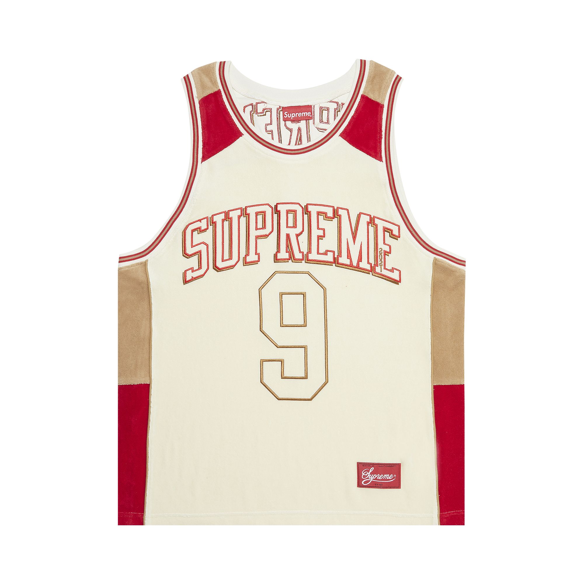 Supreme Mustang Reversible Basketball Jersey - White | Editorialist