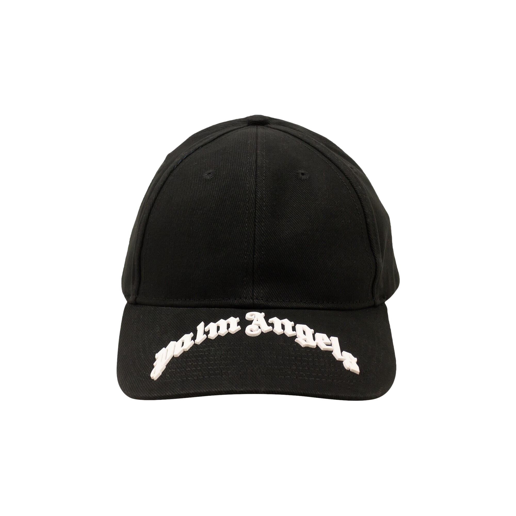 Palm Angels Cream Cap with Black Embroidered Logo PALM ANGELS | Logo Cap | Baseball Caps | FRASERS Ireland main image 4