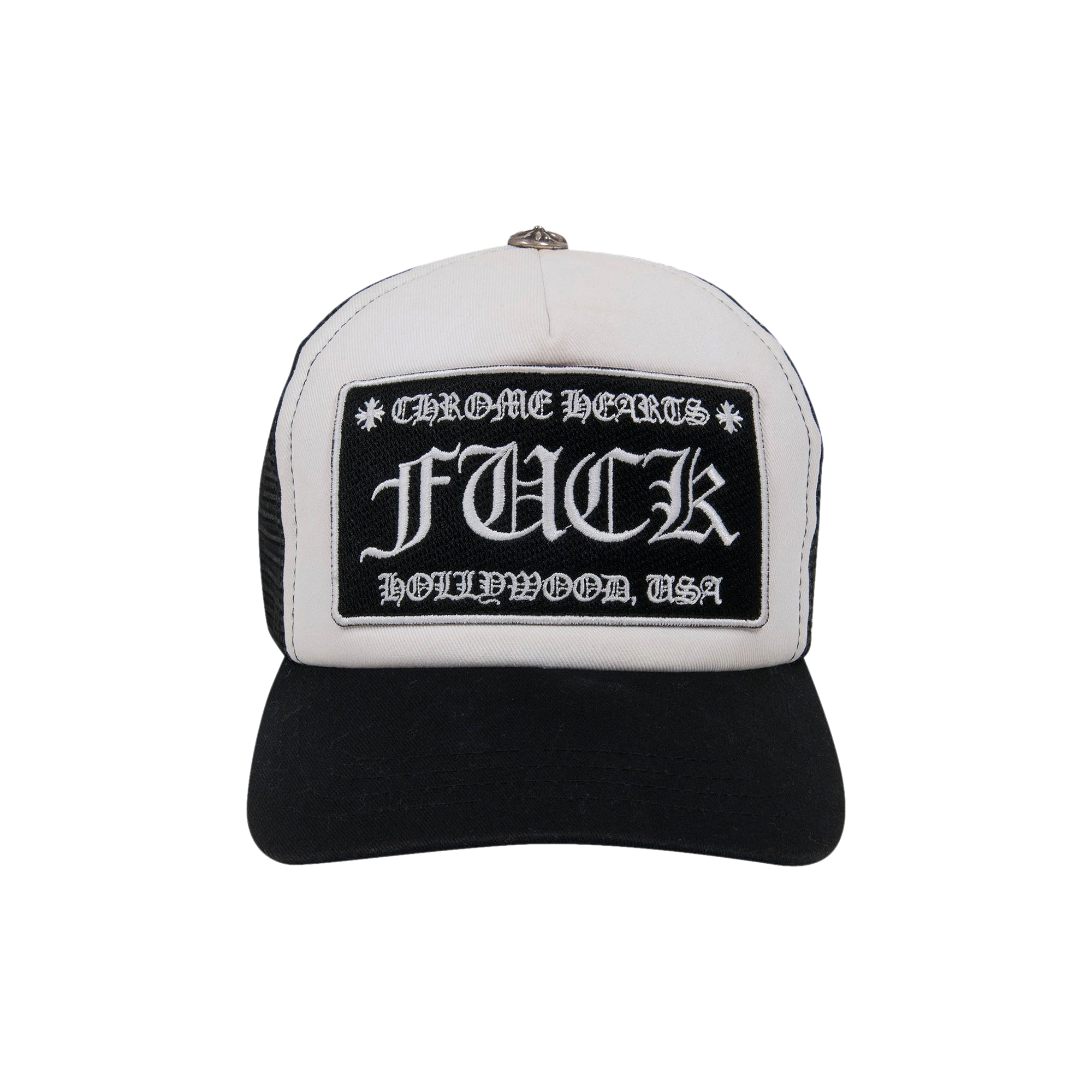 Chrome Hearts Fuck Hollywood' Trucker Hat - Black | Editorialist