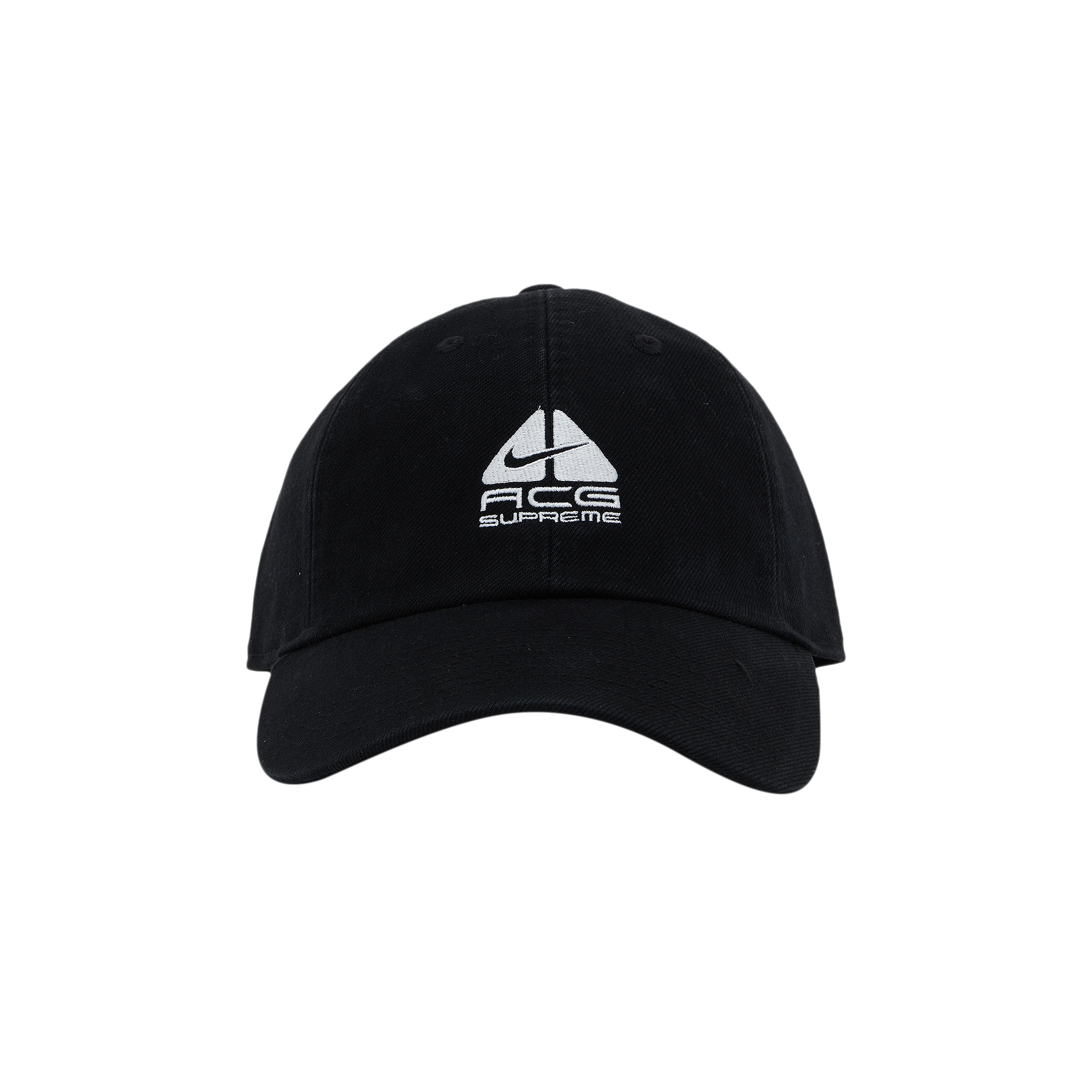Supreme X Nike Acg Denim 6-Panel Cap - Black | Editorialist