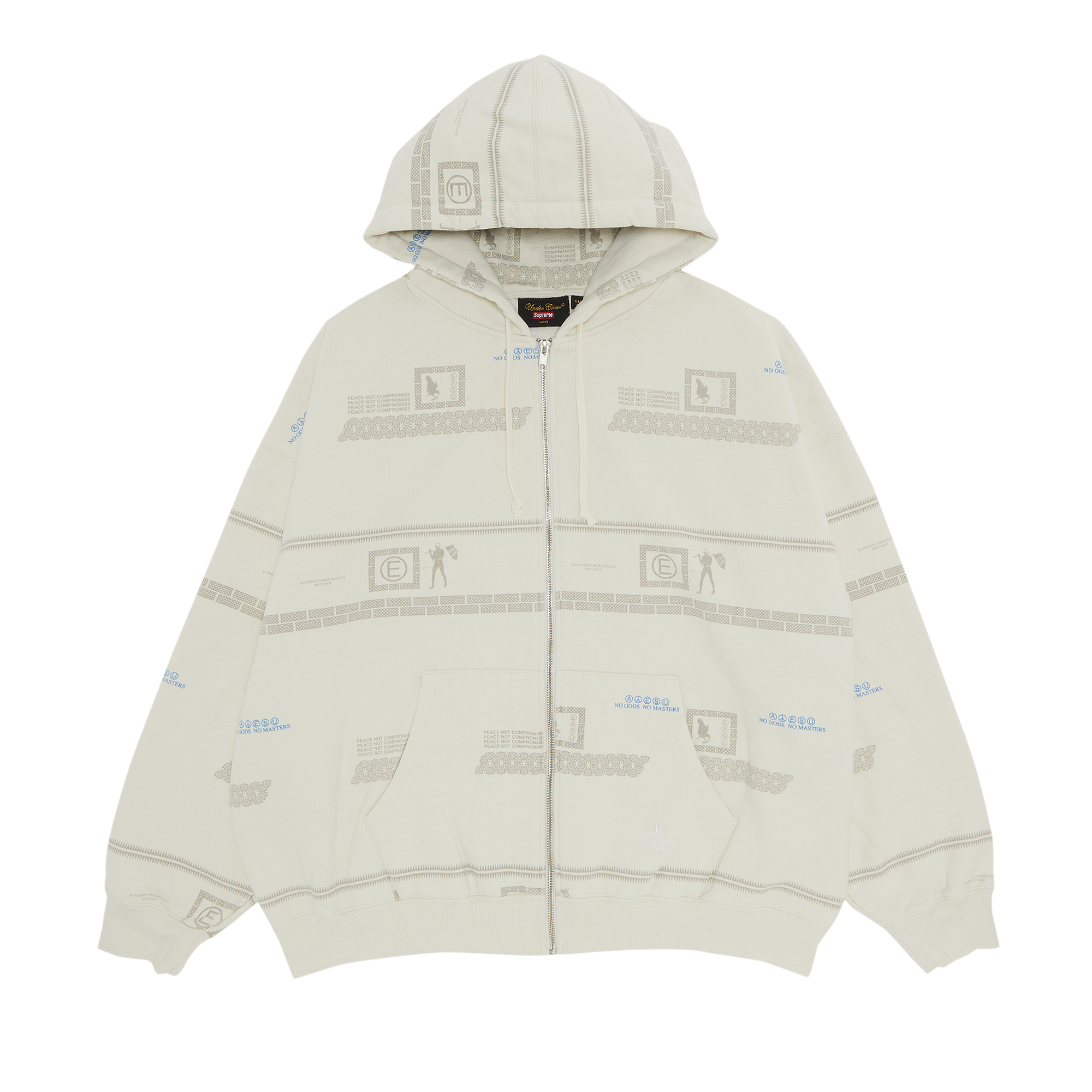 Supreme X Undercover Zip Up Hooded Sweatshirt 