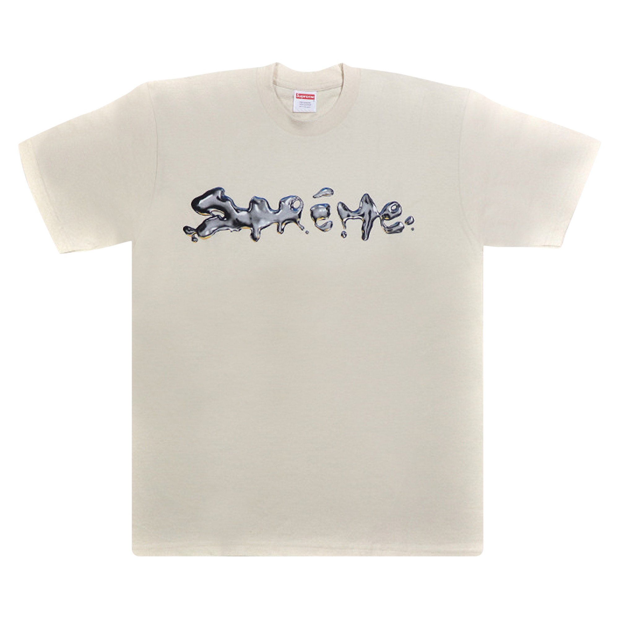 Supreme Handstyle Tee 'Natural - Cream | Editorialist