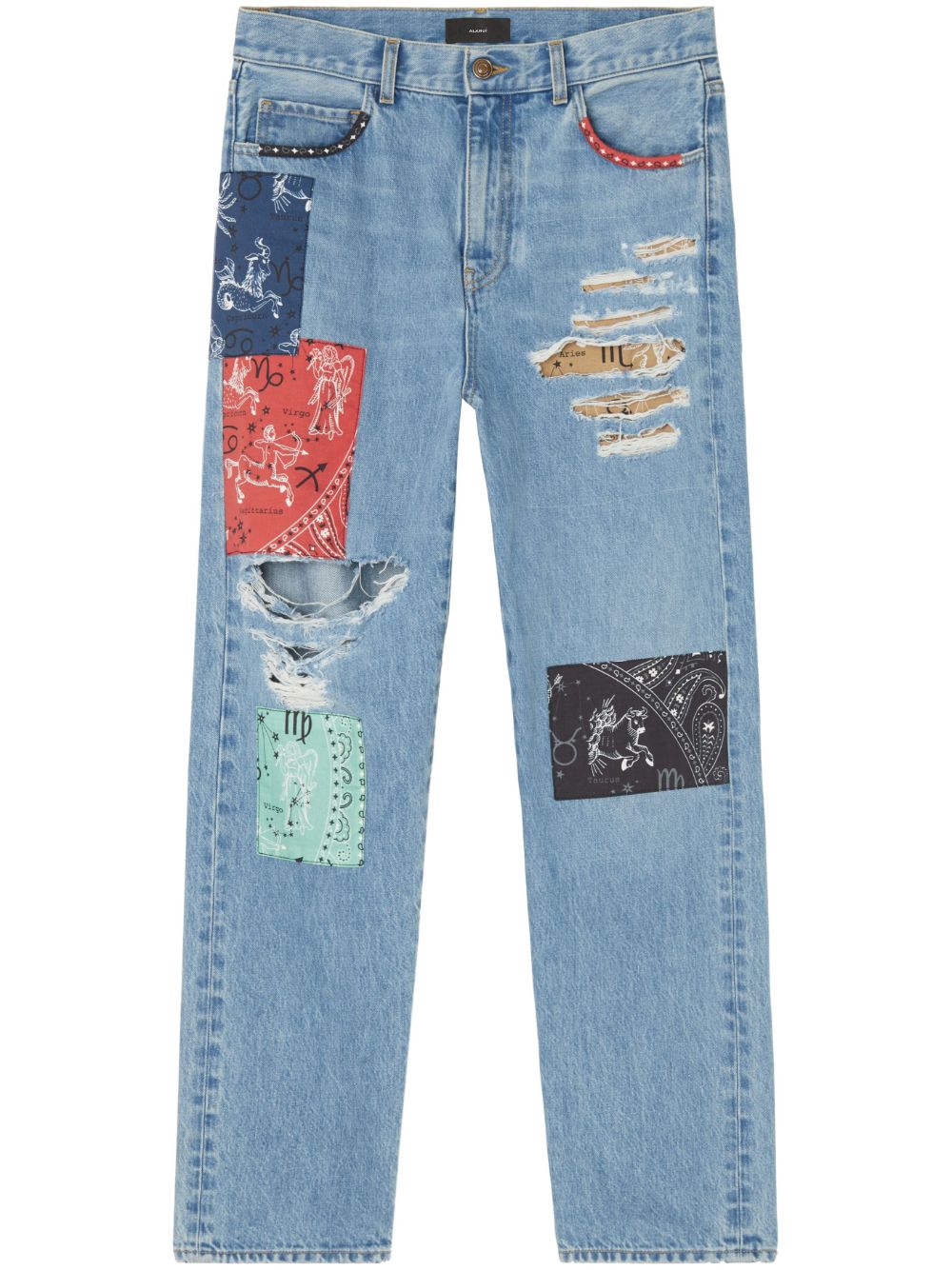 ALANUI Alanui The Twelve Signs Straight-Leg Jeans