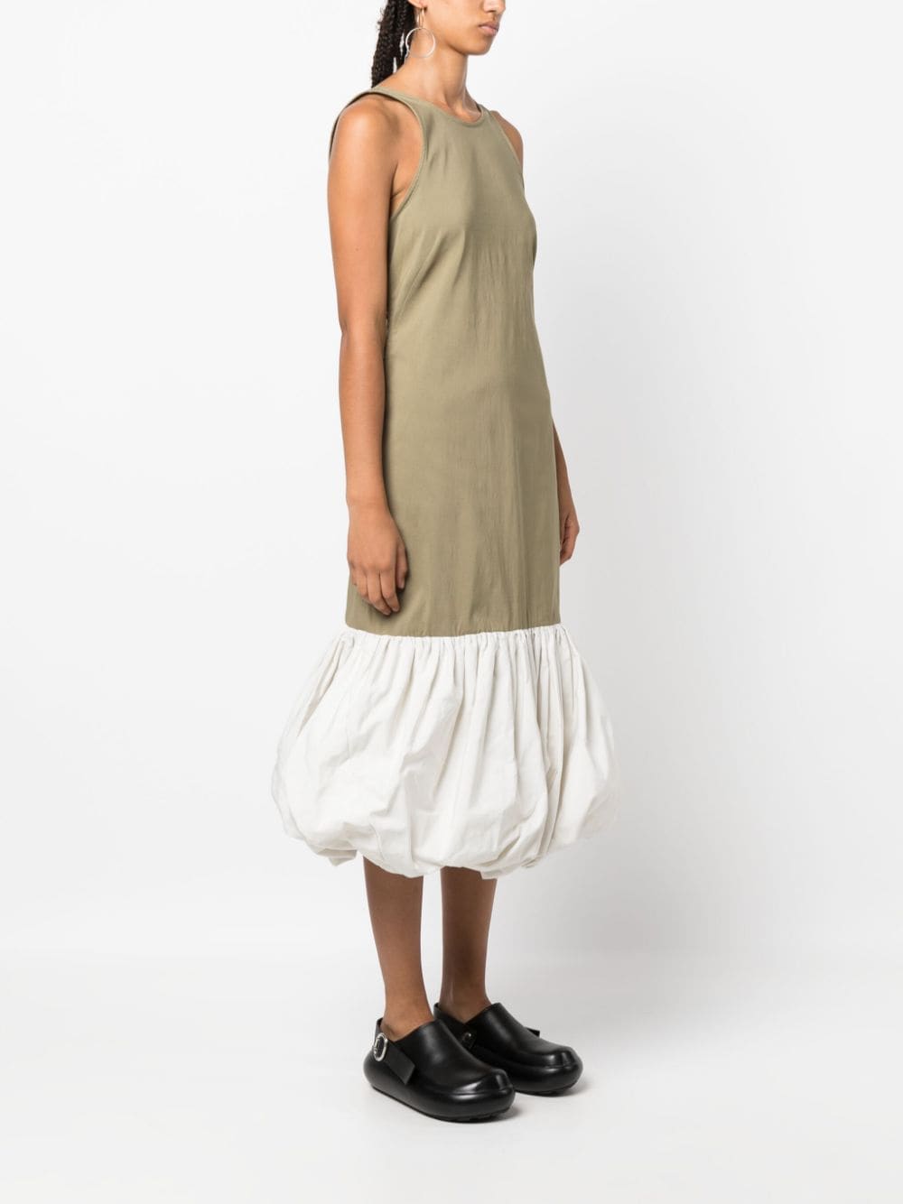 GANNI Open-Back Midi Dress
