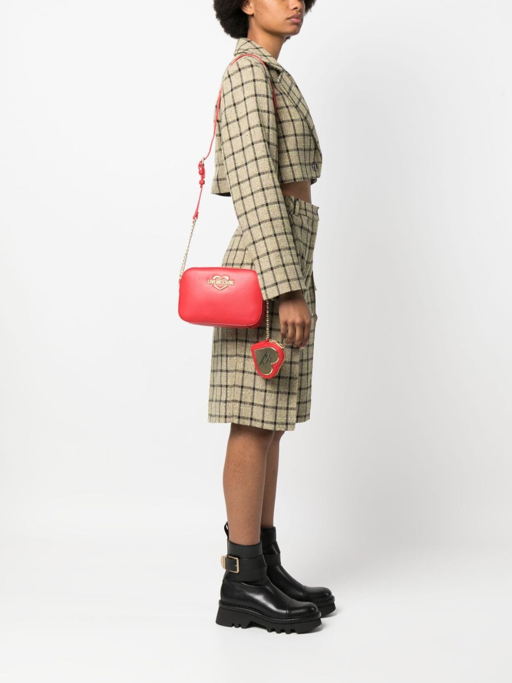 MOSCHINO Logo-Lettering Crossbody Bag