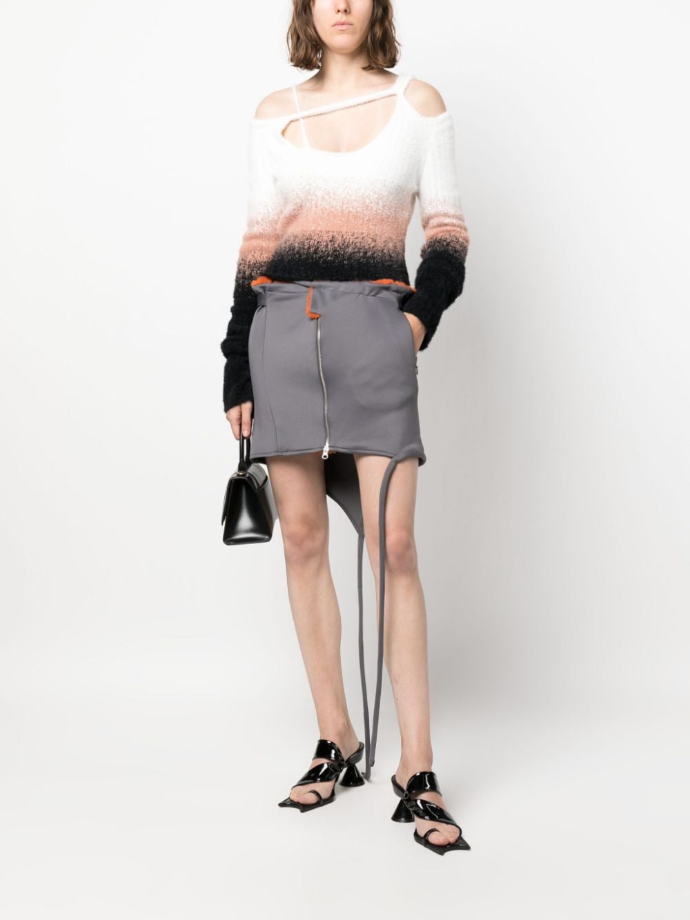 OTTOLINGER Ottolinger Asymmetric-Hem Miniskirt