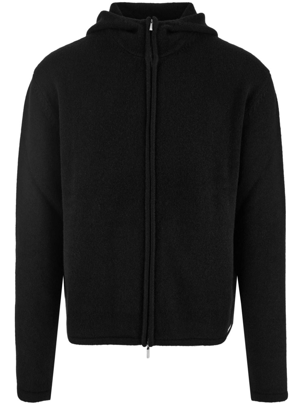 Ferragamo Zip-Fastening Cashmere Hoodie In Black - 20% Off