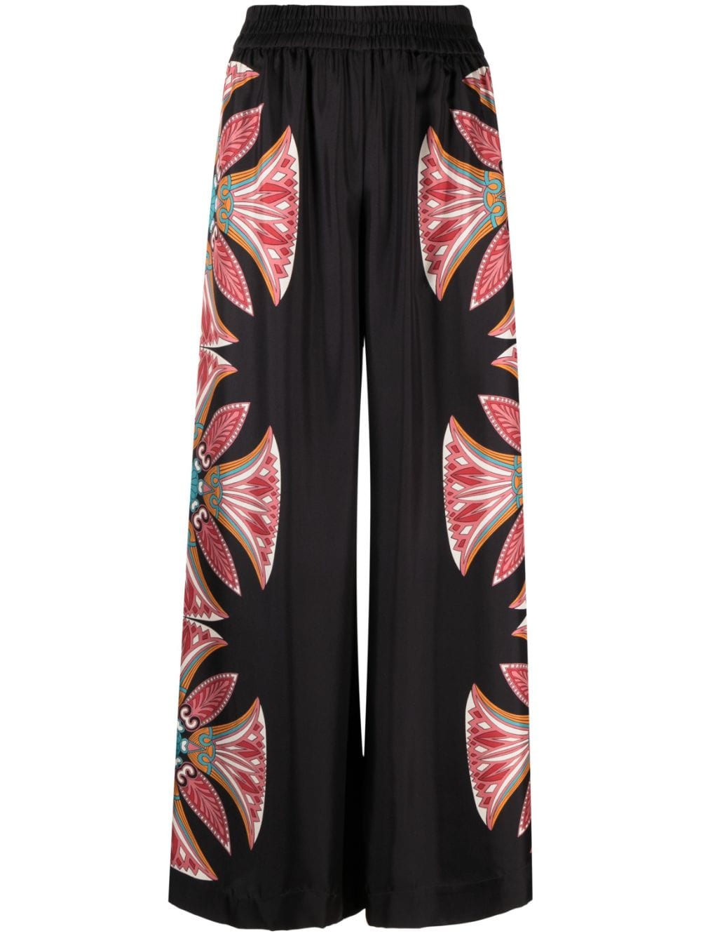 LA DOUBLEJ La DoubleJ Lotus-Print Silk Shirt