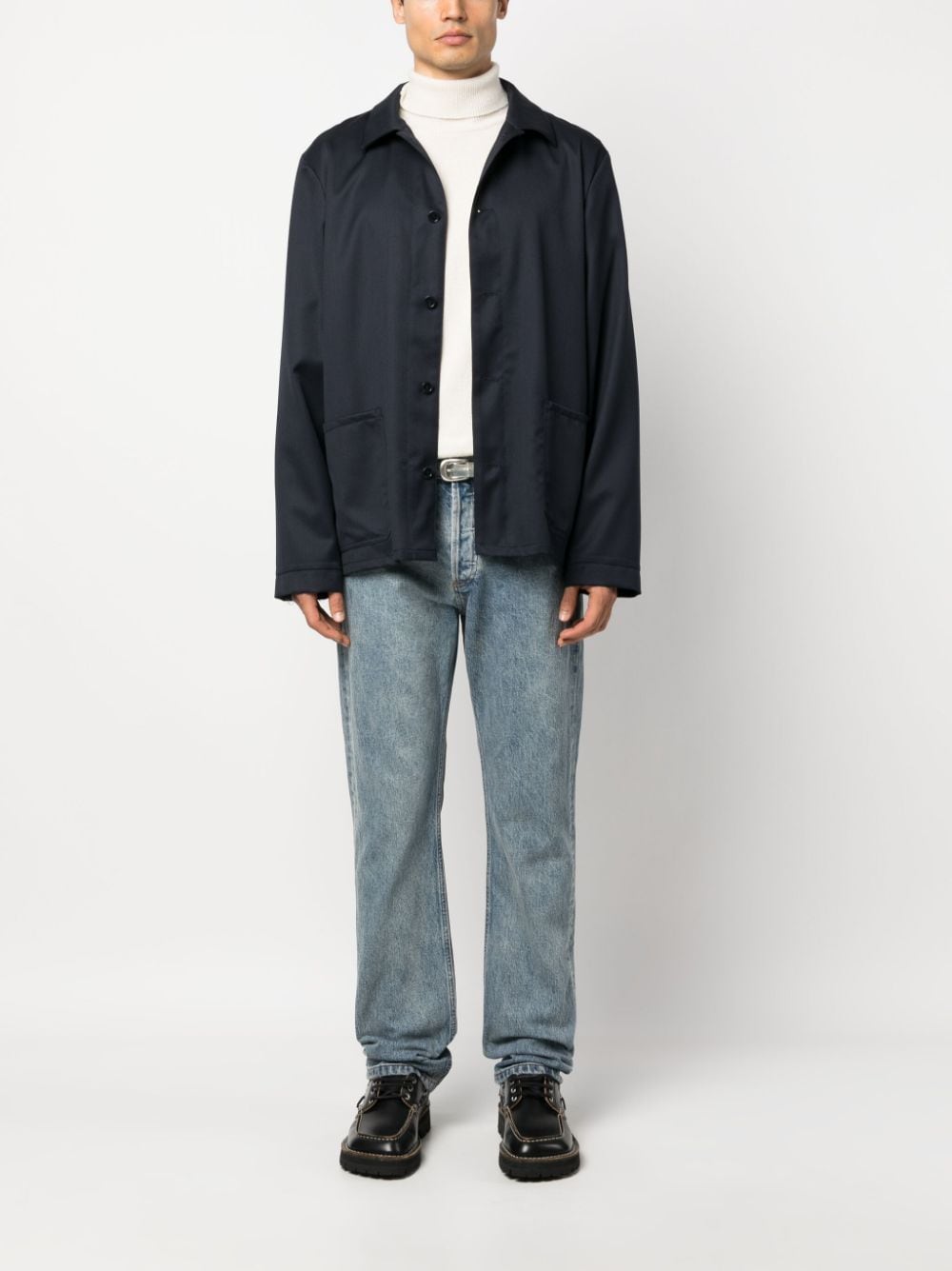 A.P.C. wool shirt jacket