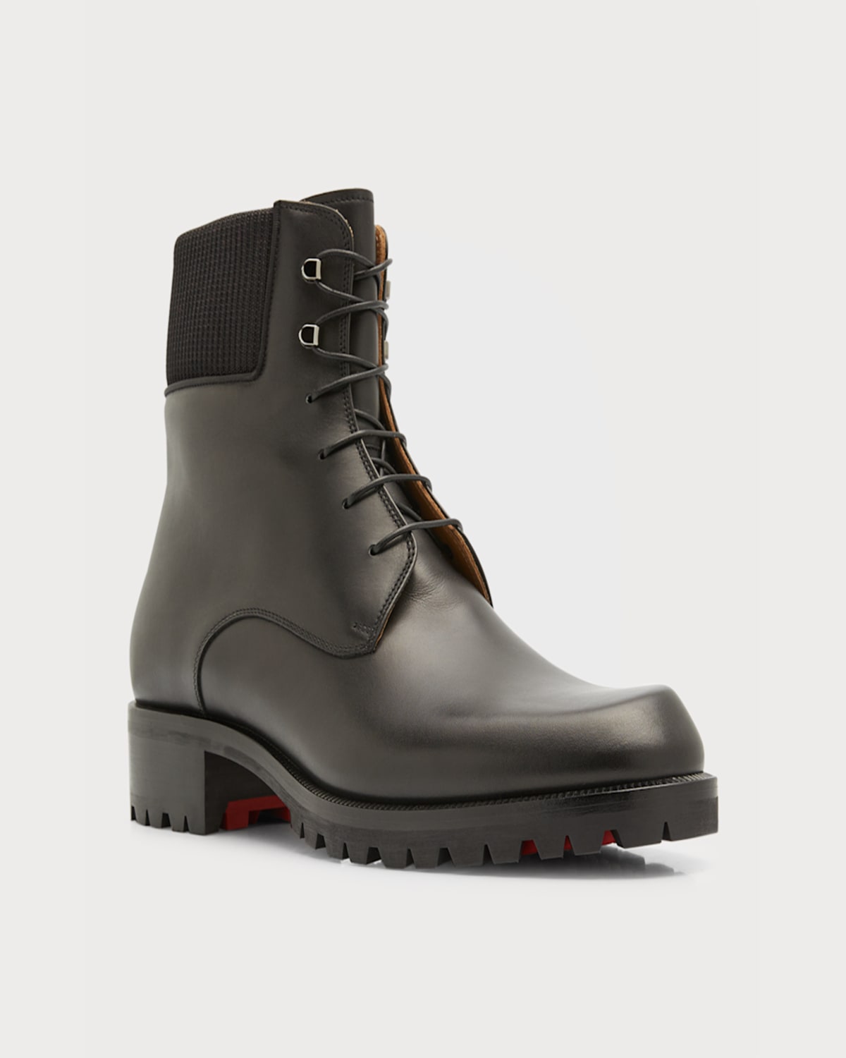 Christian Louboutin Black Lace Up Trapman MENS Boot Christian Louboutin Men main image 3