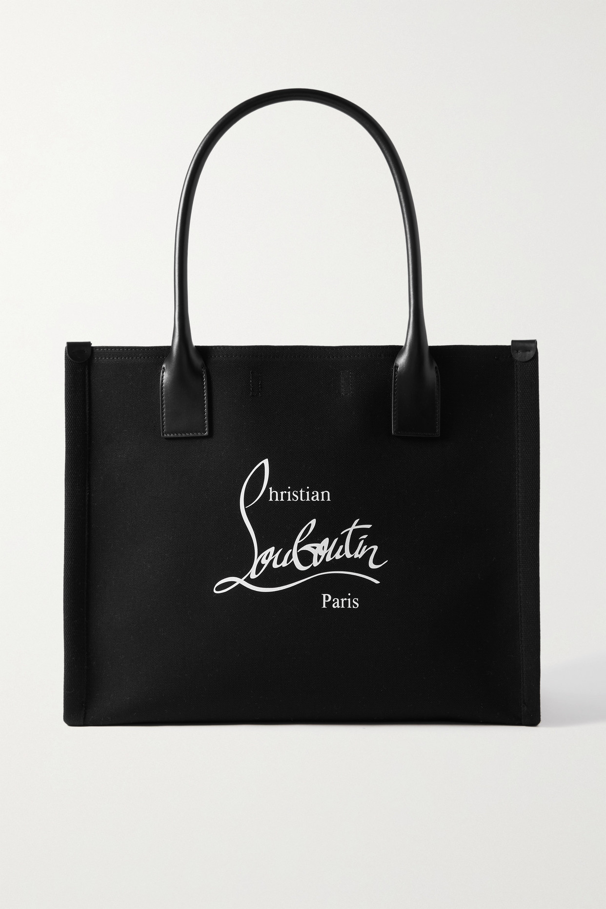 Christian Louboutin Nastroloubi Large Leather-Trimmed Printed 