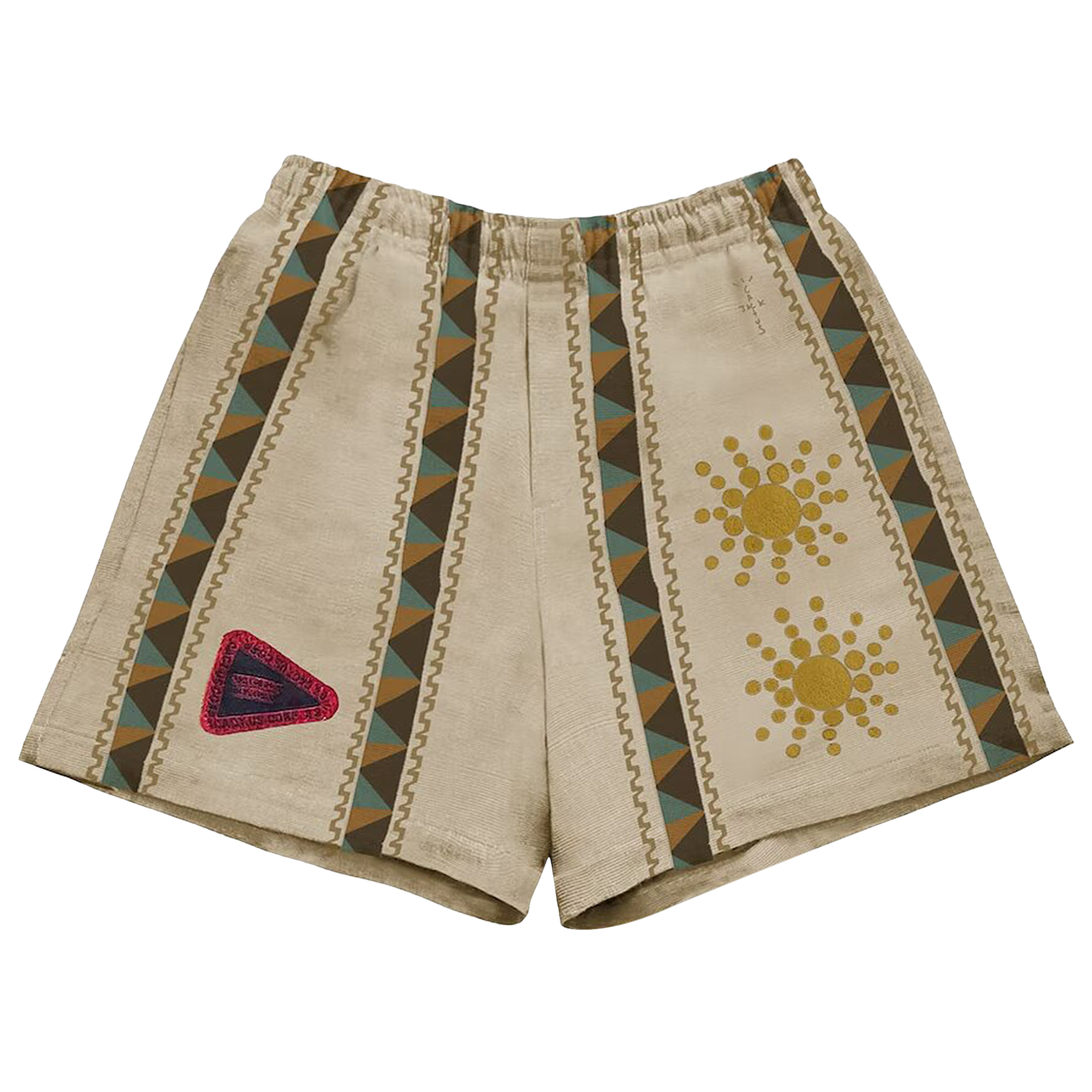 Travis Scott Path Shorts - Gold | Editorialist