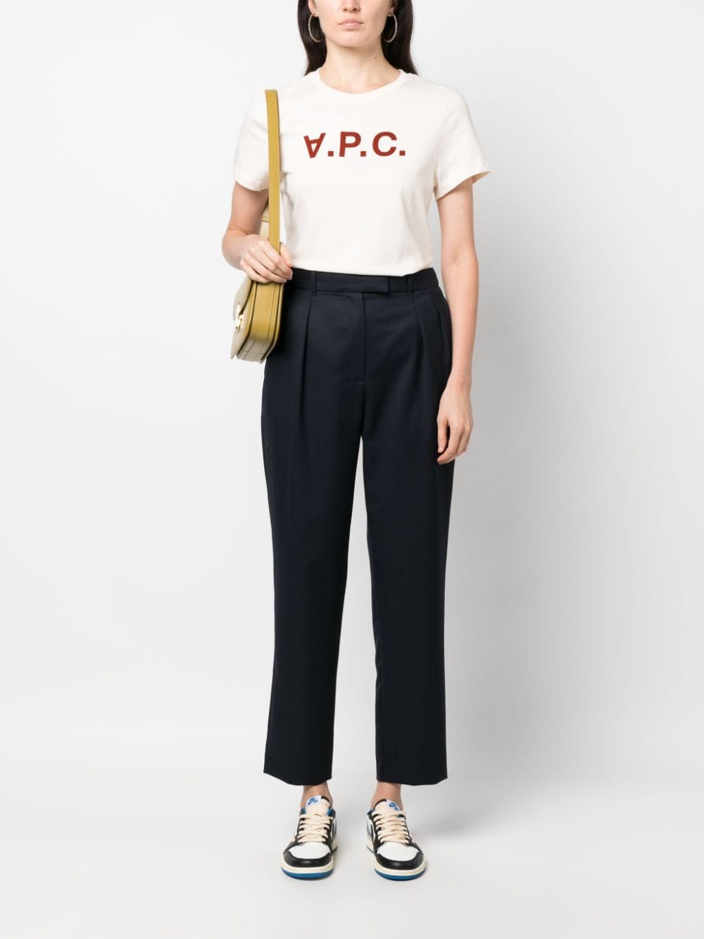 A.P.C. A.P.C. Pleated Cropped Trousers