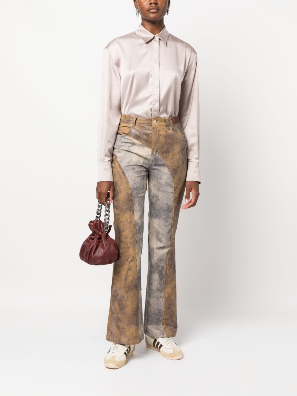 GOLDEN GOOSE Golden Goose Batilda Boyfriend Satin Shirt