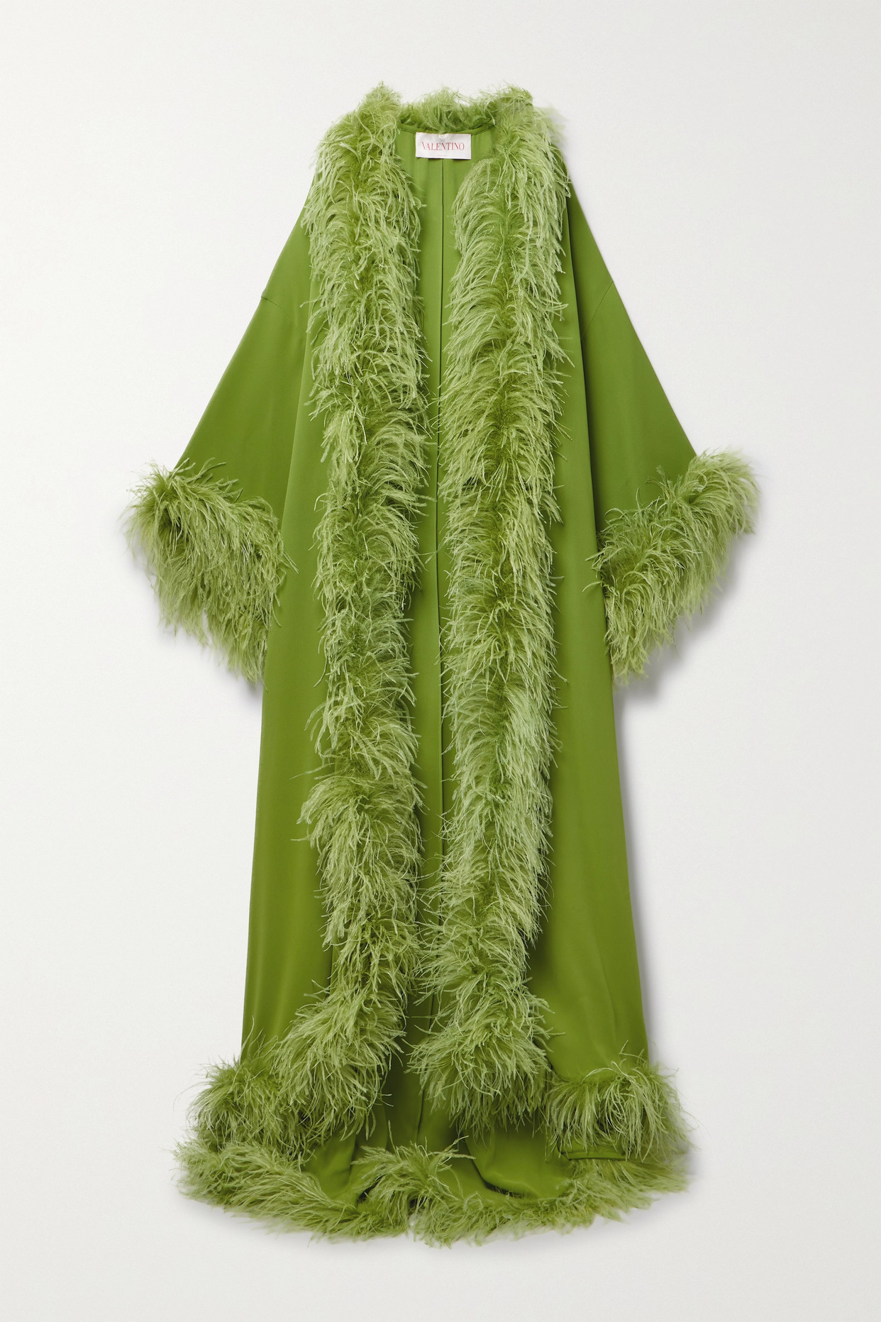 slim fit dress slacks SEEING GREEN FUR TRIM TRENCH – AKIRA